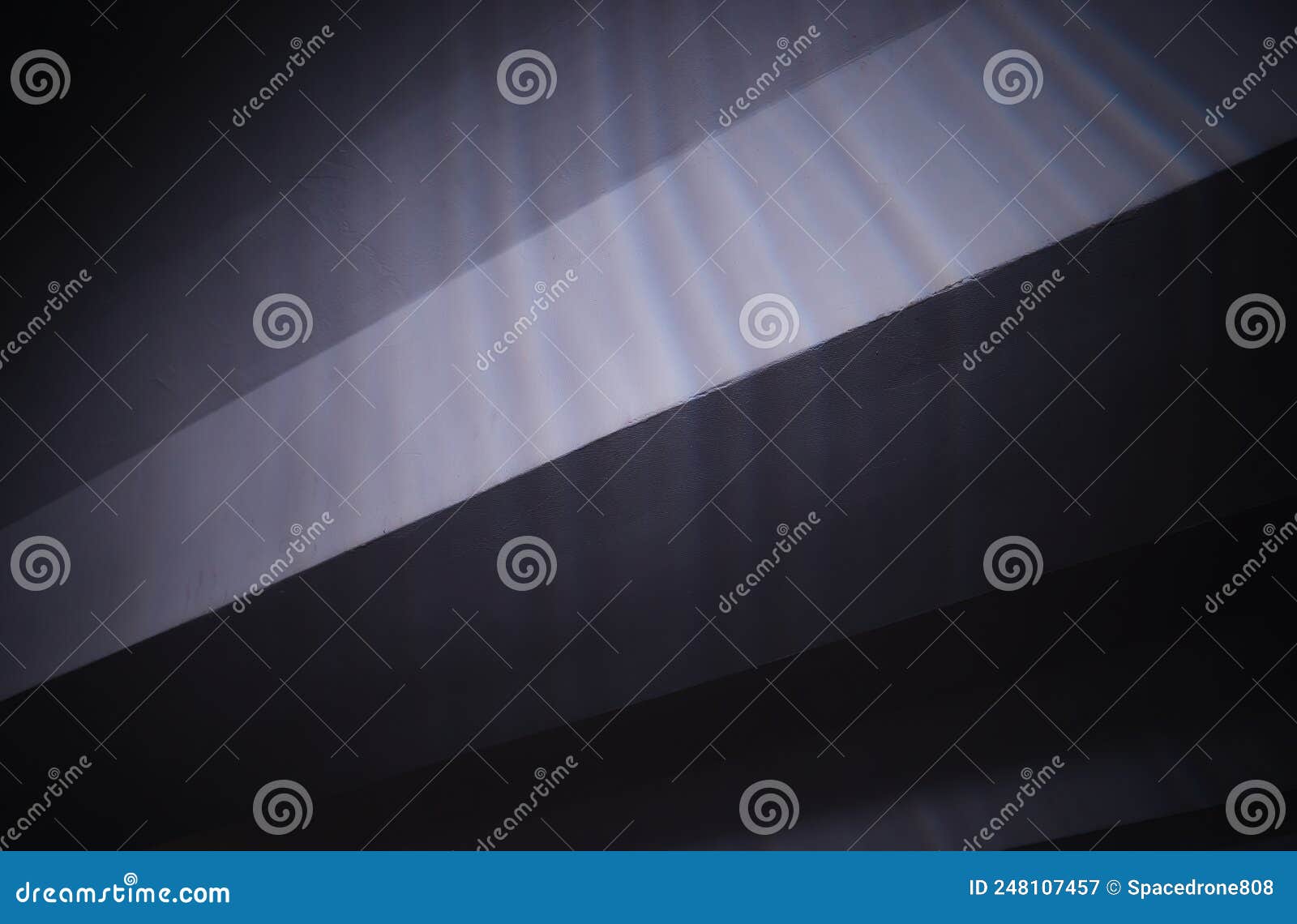 Diagonal Architecture Element Illuminated by Light Stock Image - Image ...