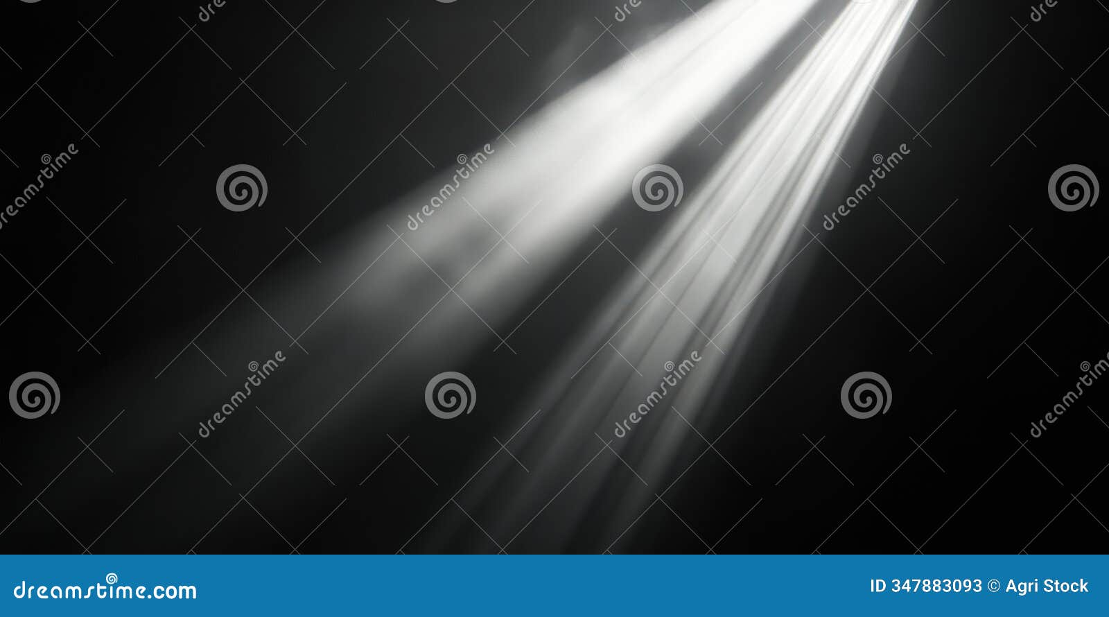 Diagonal Beam of Light on Black Background Stock Illustration ...