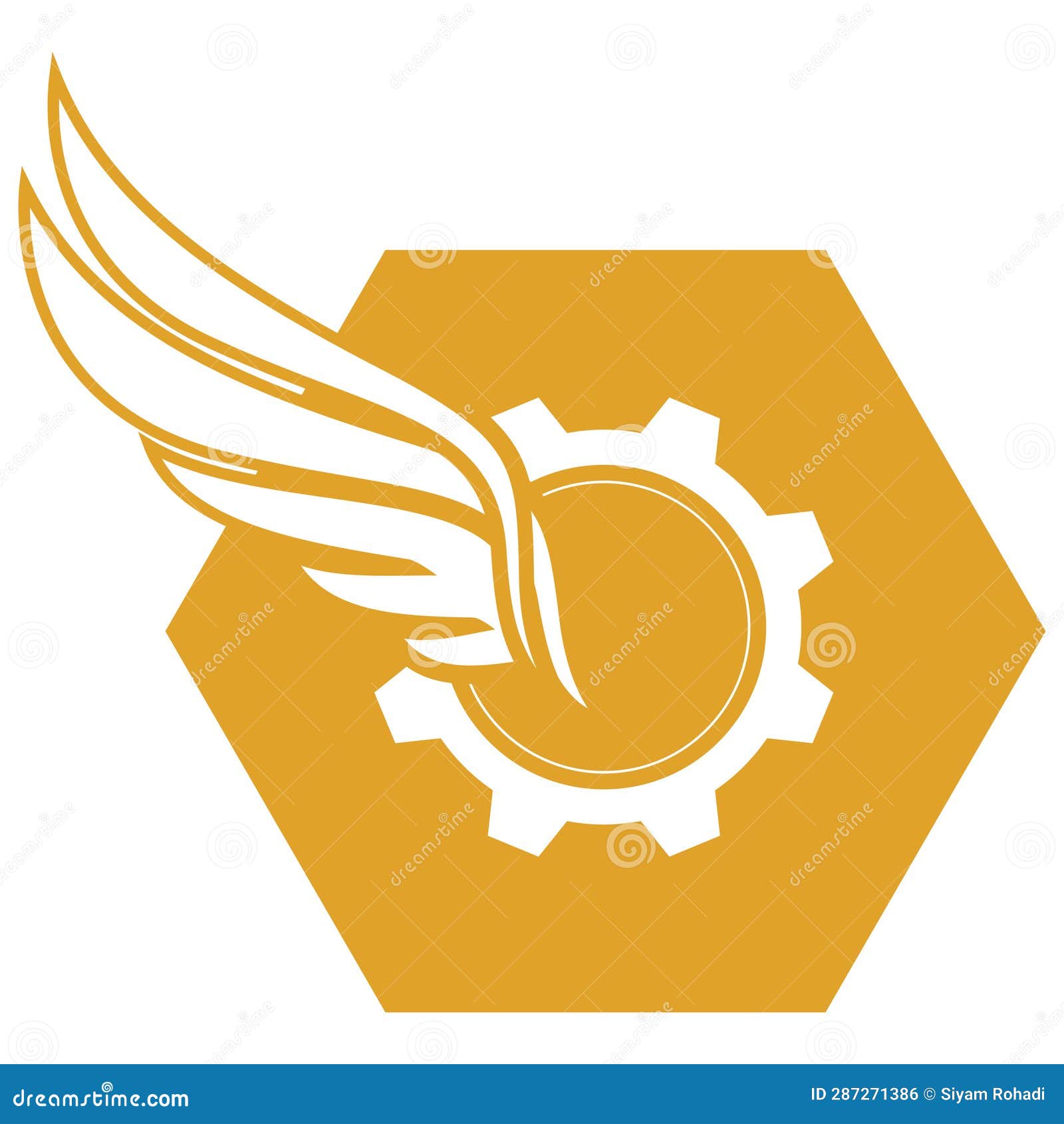 Diagonal bird wing logo stock illustration. Illustration of vector ...