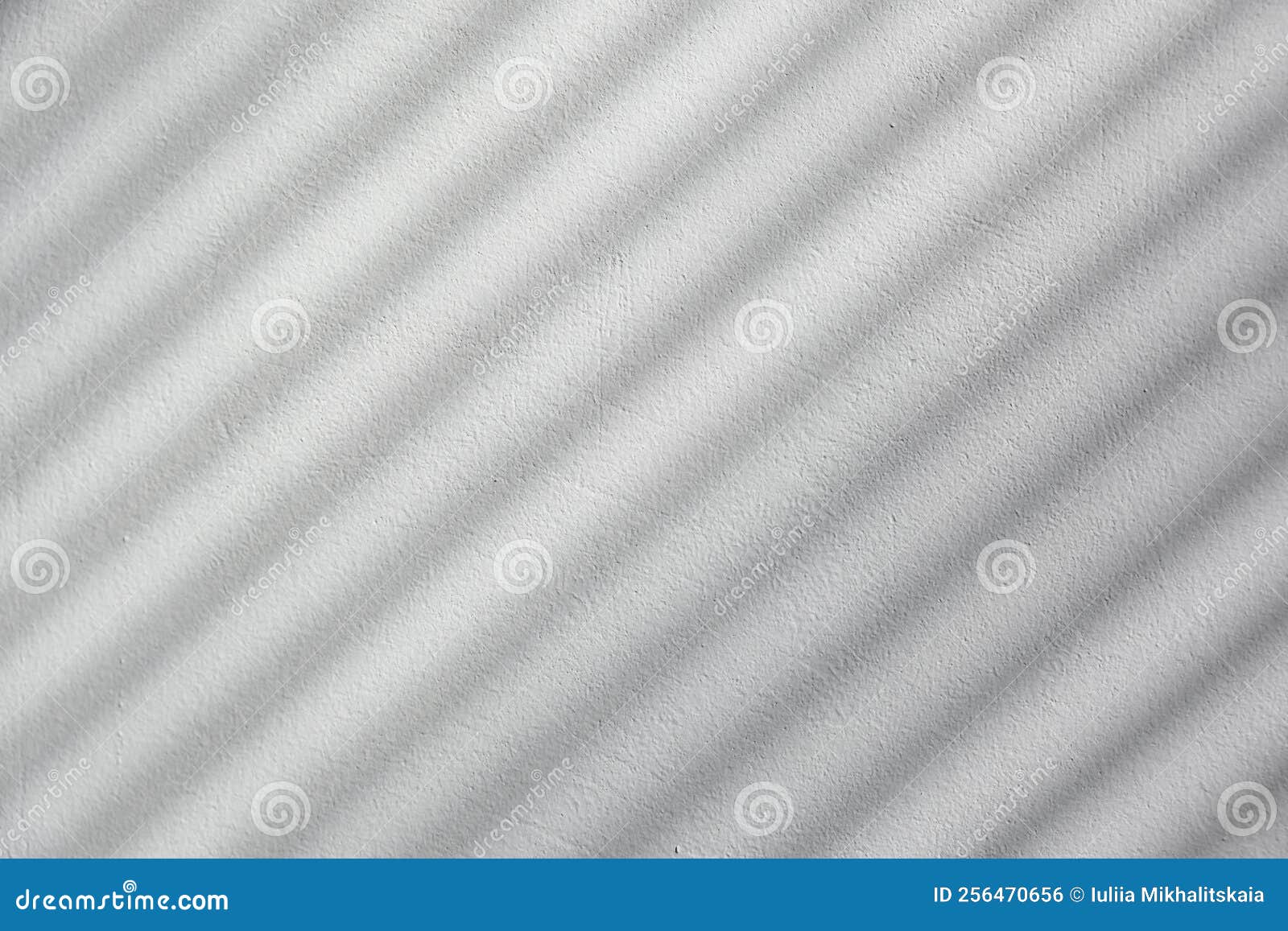 Diagonal Blinds Shadow on a White Plastered Wall, Black and White Style ...