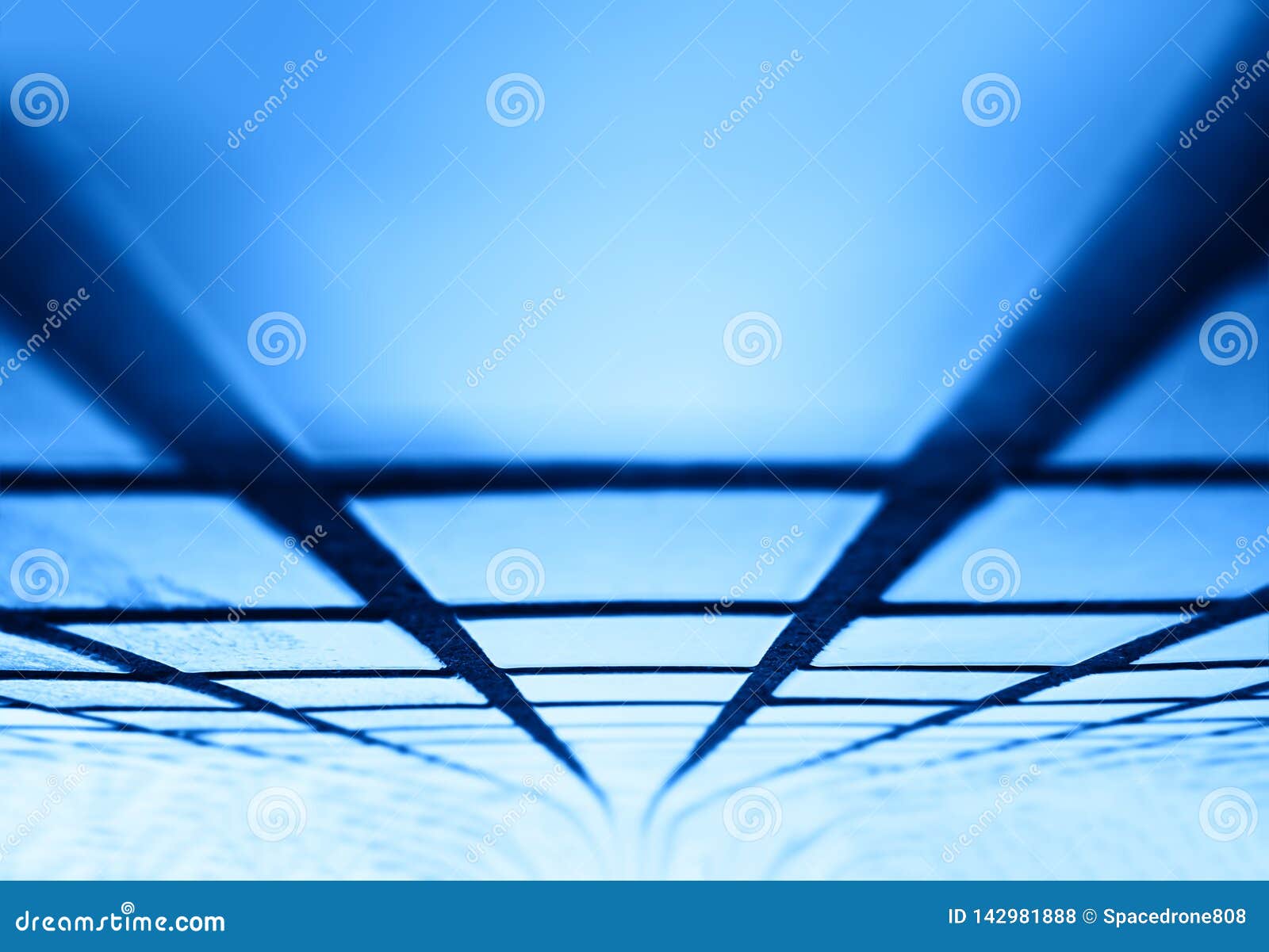 Diagonal Blue Perspective Tile Texture Background Stock Photo - Image ...