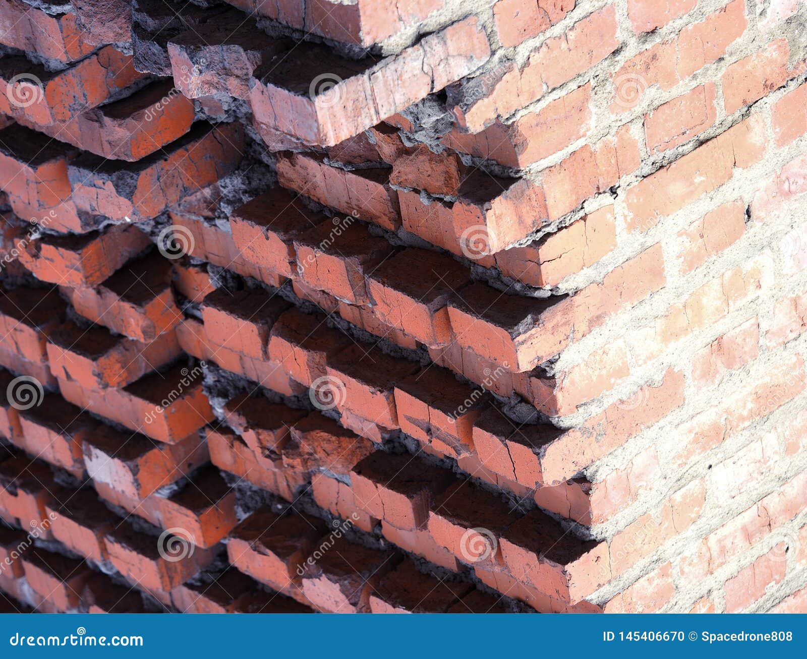 Diagonal Red Brick Wall Laying Background Royalty-Free Stock Photo ...