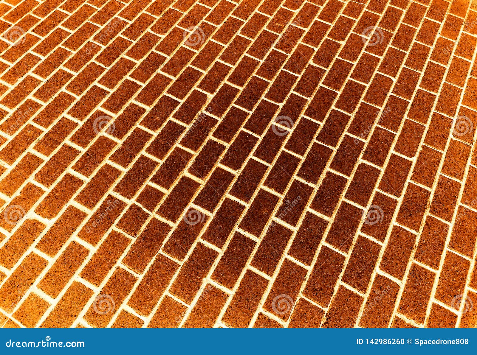 Diagonal Brick Street Pavement Texture Background Stock Photo - Image ...