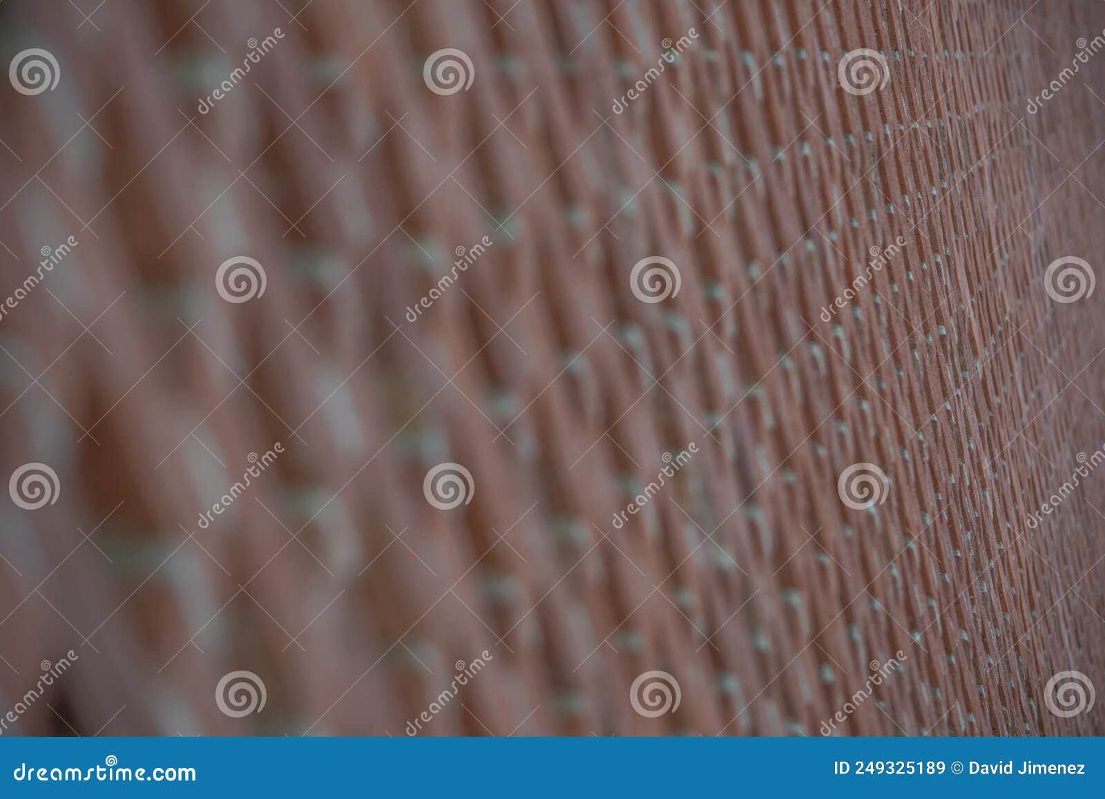 Diagonal Brick Wall with Shallow Depth of Field Stock Image - Image of ...