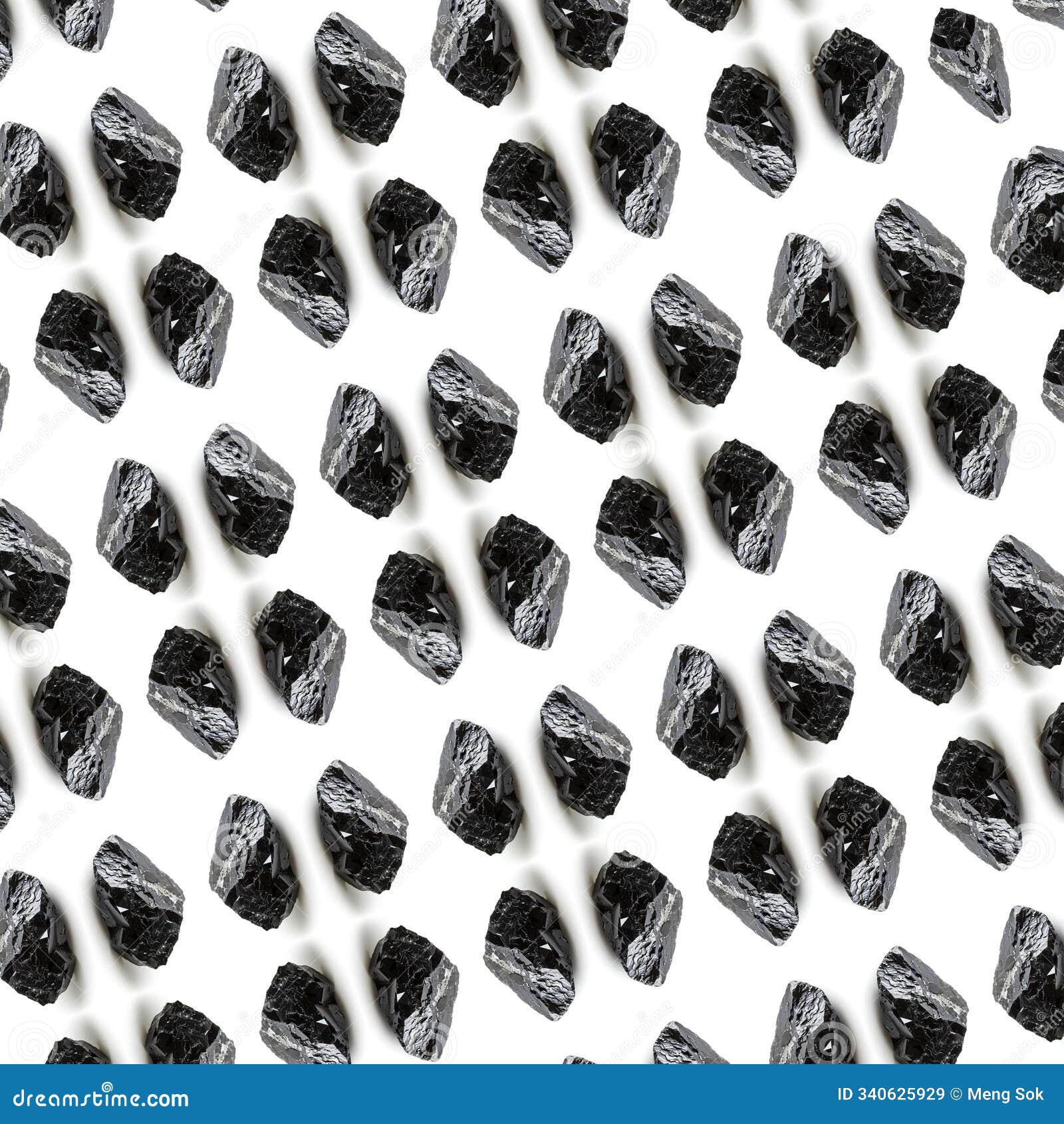 Diagonal Coal Rock Pattern on White Background. Stock Image - Image of ...