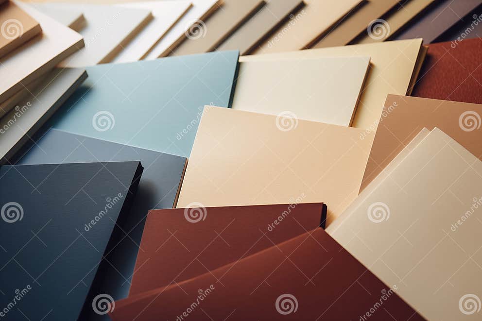 Diagonal Composition of Paper Sheets with Geometric Patterns in Various ...