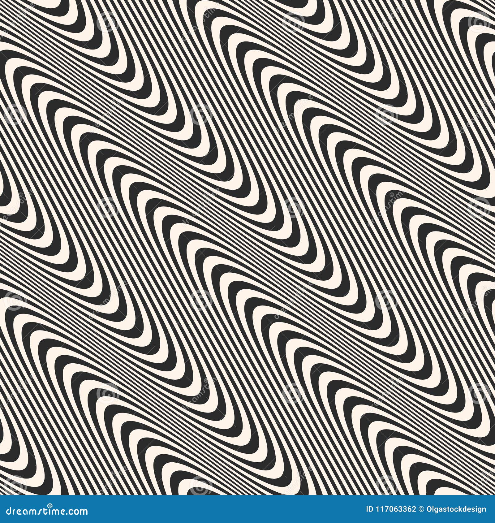 Diagonal Curved Wavy Lines Seamless Pattern. Stock Vector ... Diagonal Curved Wavy Lines Seamless Pattern. Stock Vector ...