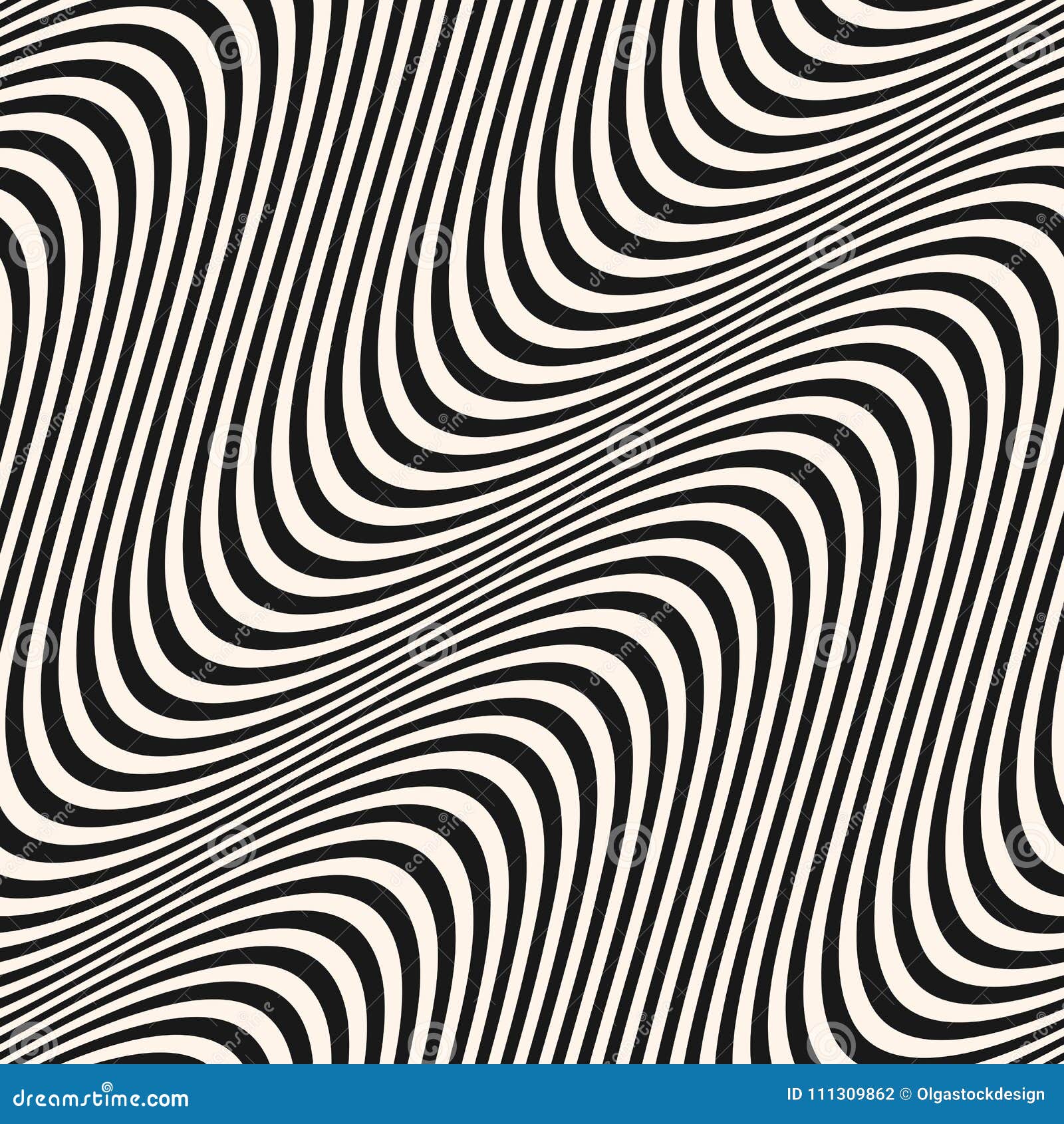 Diagonal Curved Wavy Lines Seamless Pattern, Illusion of Movement ... Diagonal Curved Wavy Lines Seamless Pattern, Illusion of Movement ...