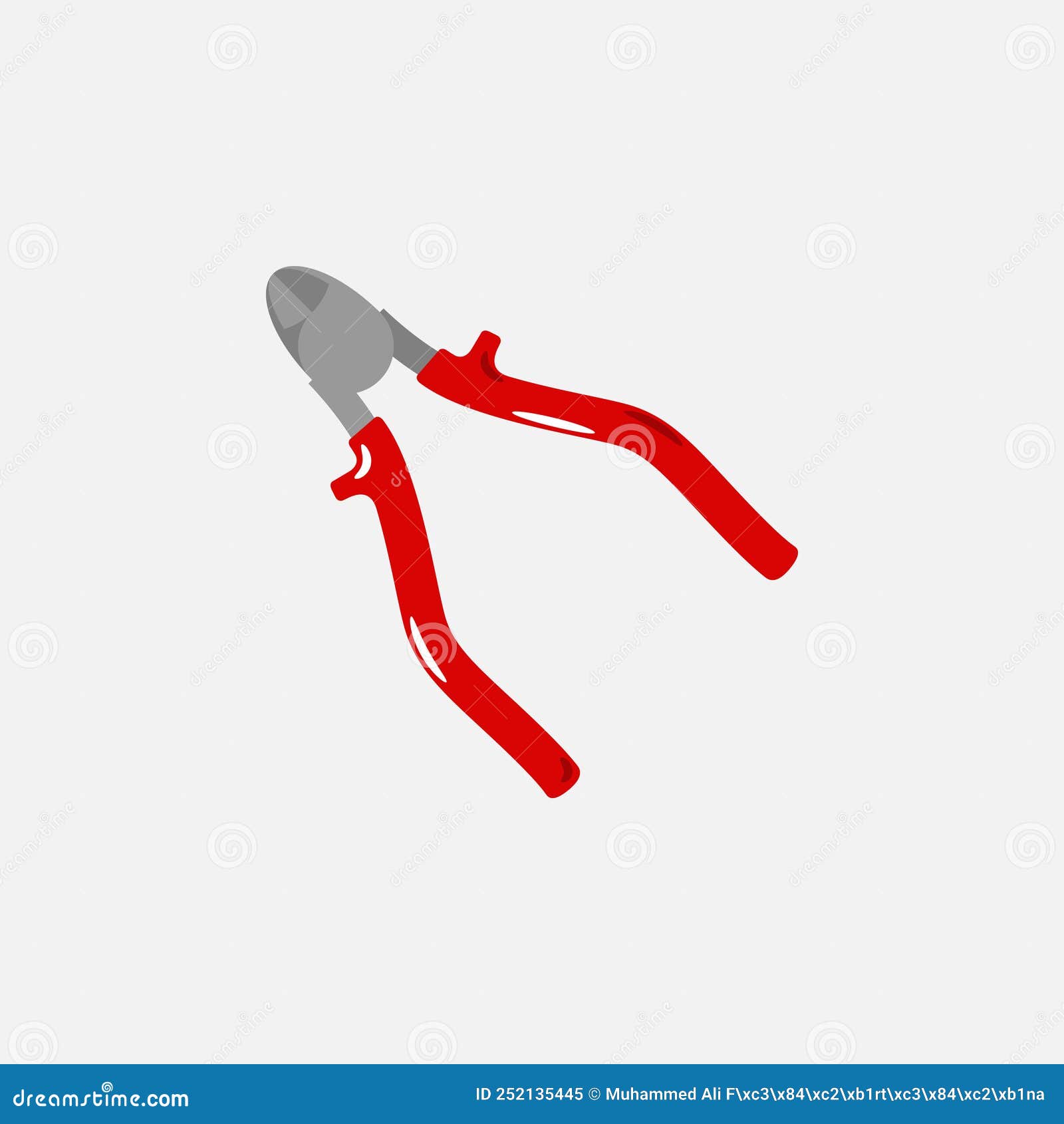 Diagonal Cutters. Construction Concept. Vector Stock Vector ...