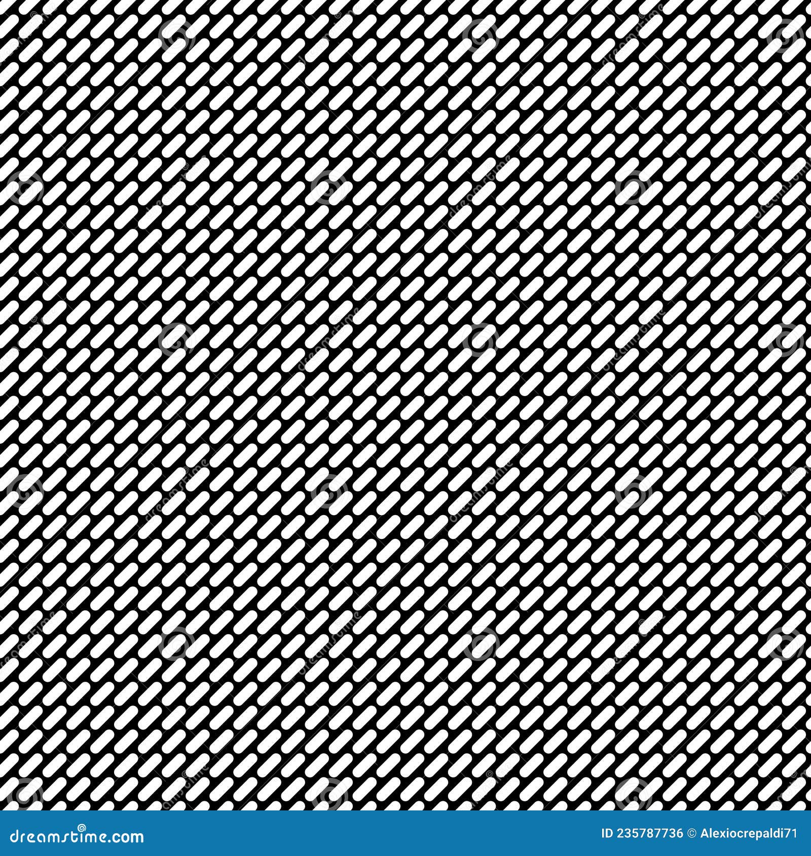 Diagonal Dashed Lines. Seamless Vector Pattern. Stock Vector ...