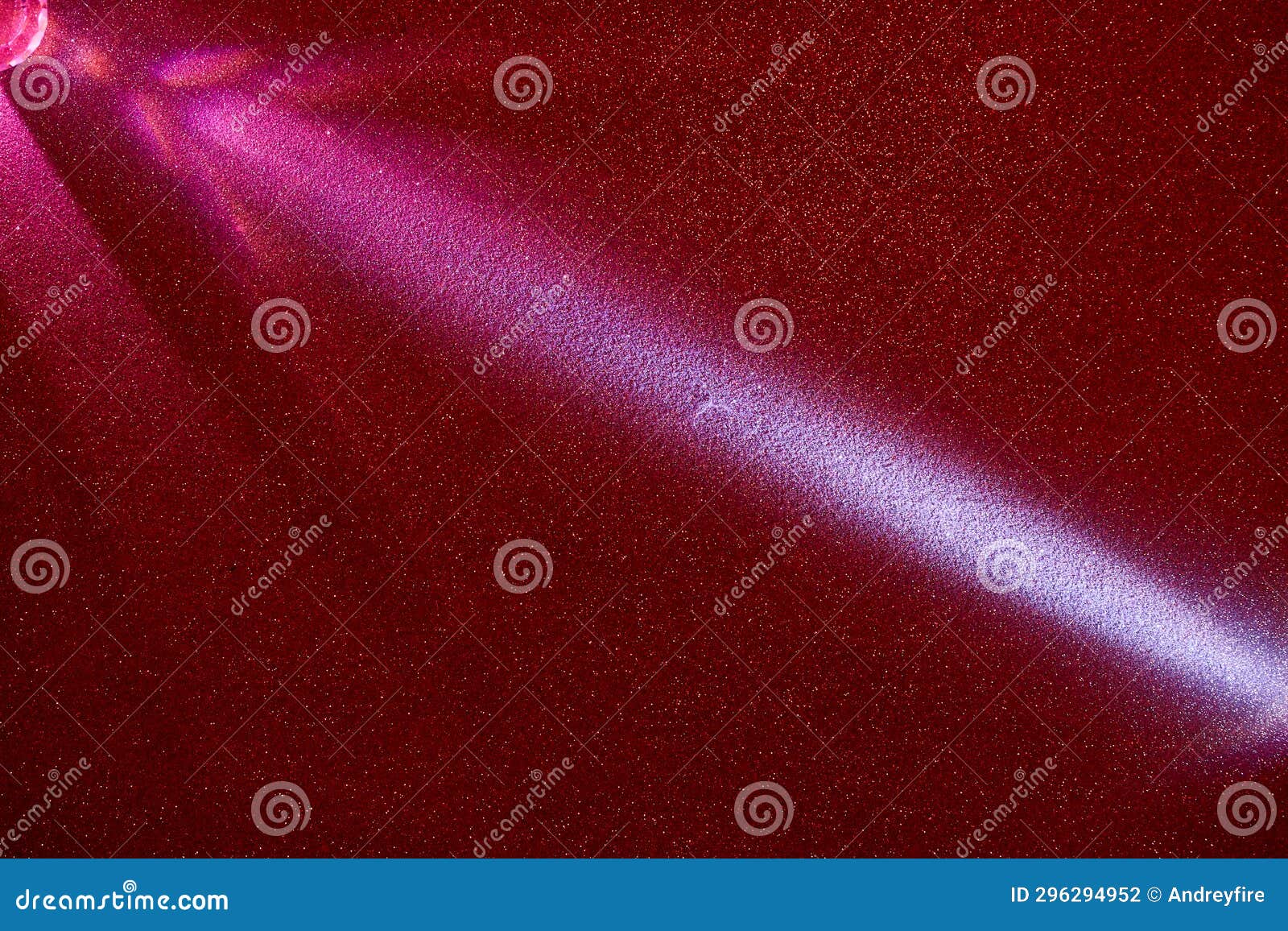 Diagonal Diffused Light Pink Beam Of Light On A Dark Red Structural ...