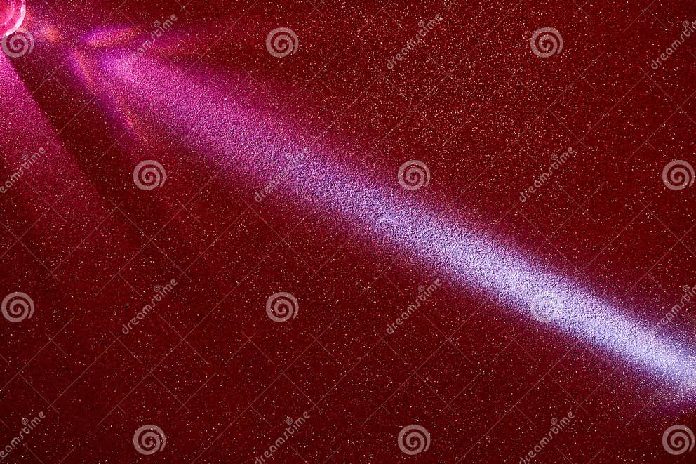 Diagonal Diffused Gradient Pink Beam of Light on a Dark Red Structural ...