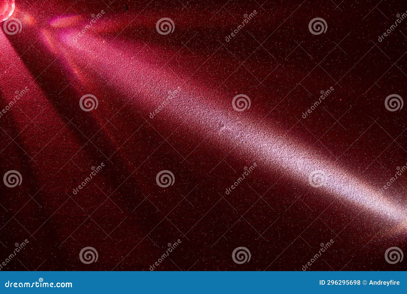 Diagonal Diffused Gradient Pink Beam of Light on a Dark Red Structural ...