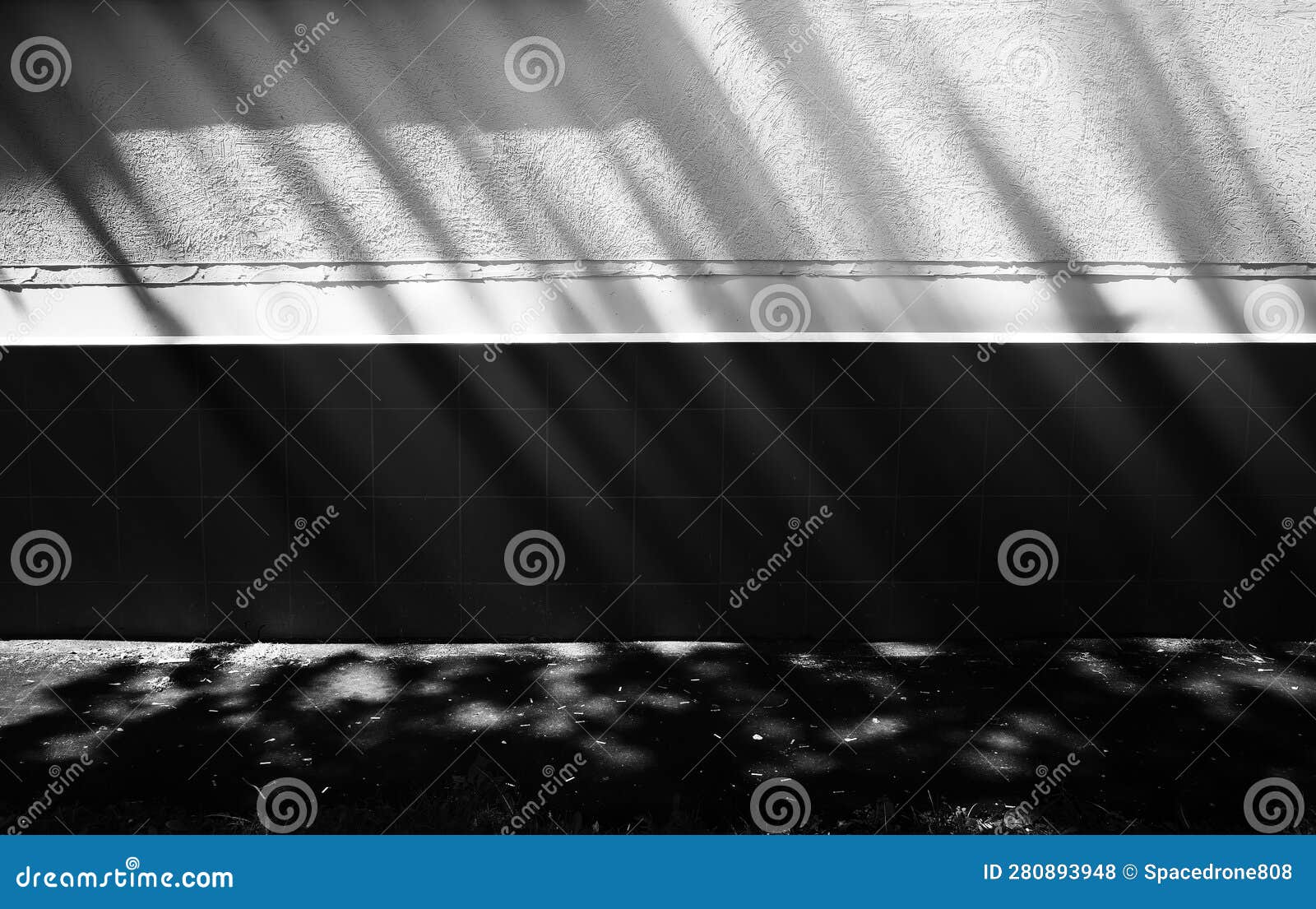 Diagonal Dramatic Light Beams on Street Wall Backdrop Stock Photo ...