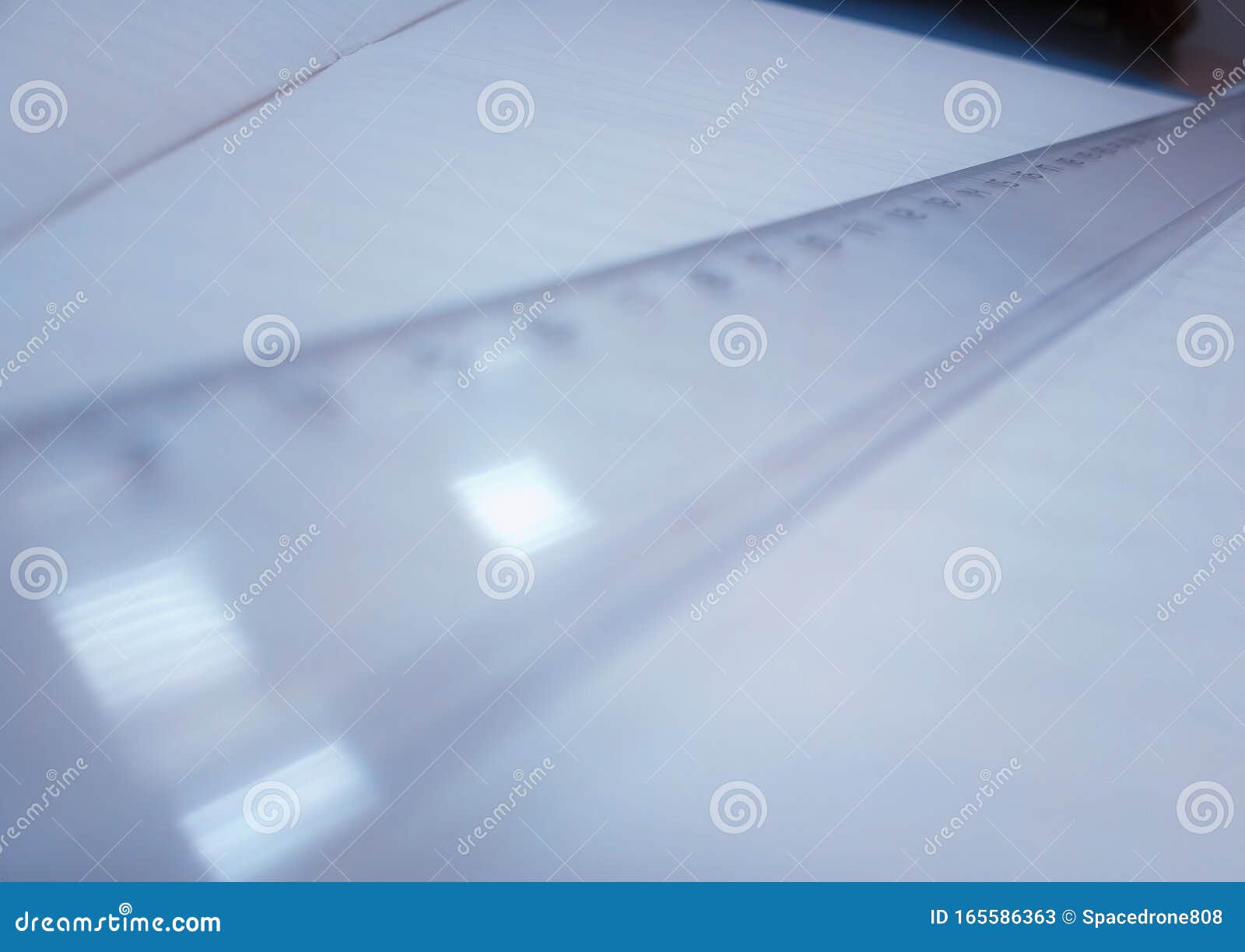 Diagonal Dramatic Ruler on the Table Background Stock Image - Image of ...