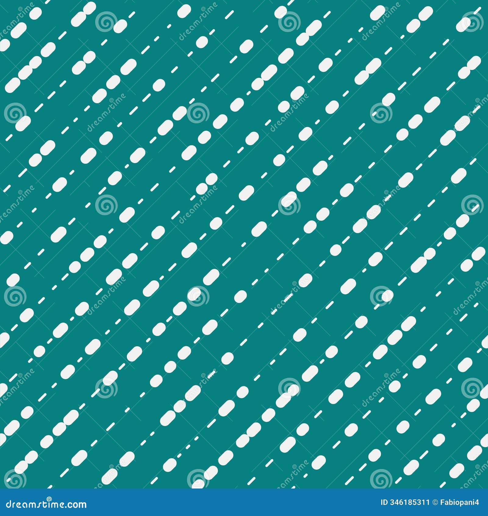 Diagonal Falling Rain Against Teal Green Background Stock Illustration ...