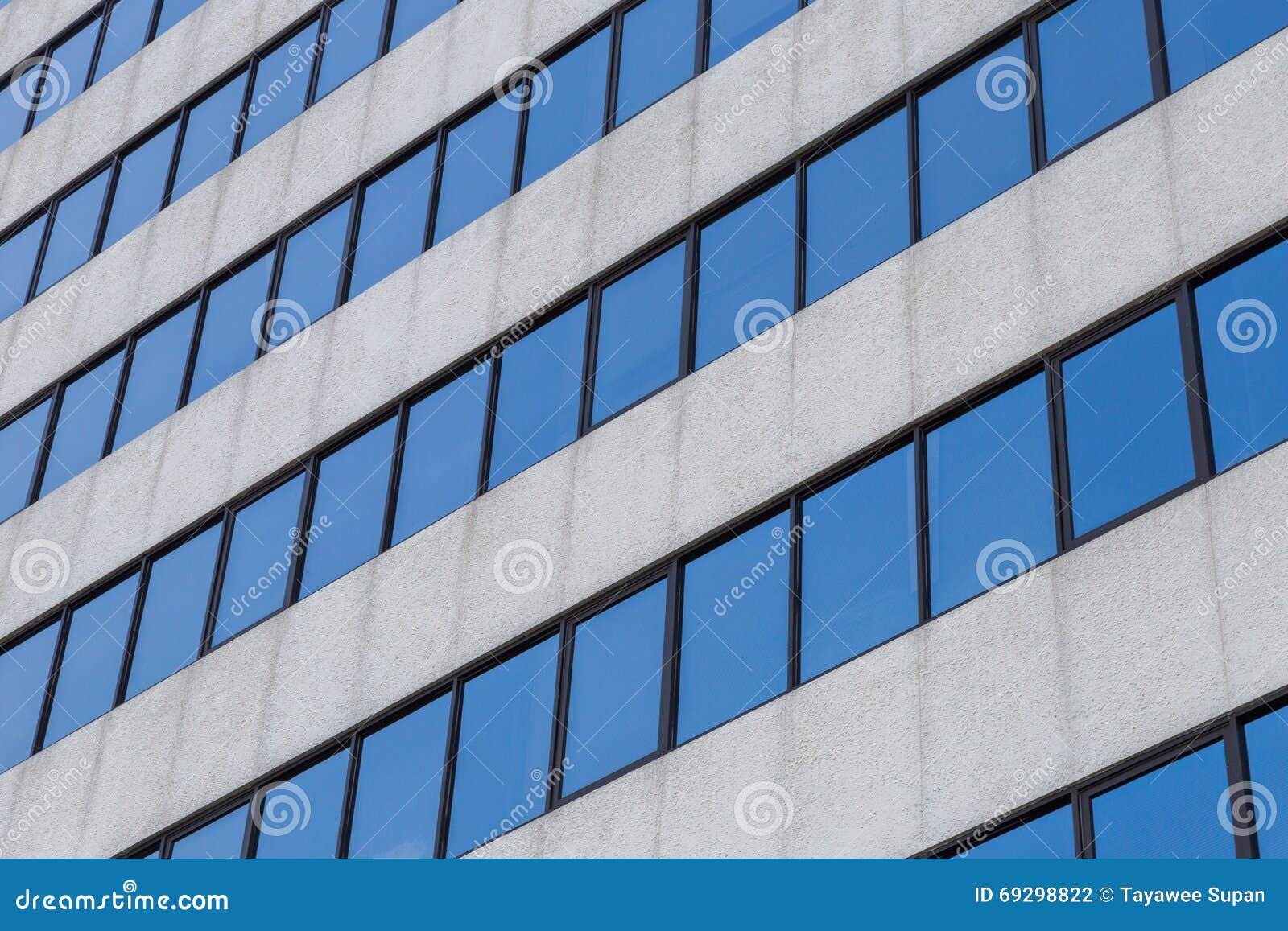 Diagonal Glass Windows Office Bulding Background Stock Photo - Image of ...