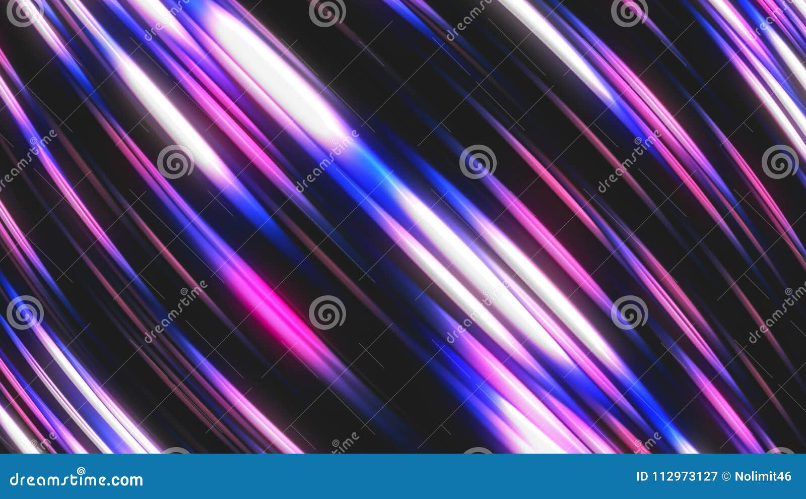Diagonal Glimmer Streak, Abstract Computer Generated Backdrop, 3D Rendering Stock Illustration ...