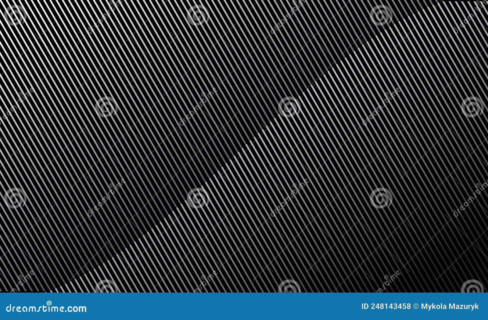 Diagonal Gray Lines with a Gradient. Abstract Art Lines Dark Background ...
