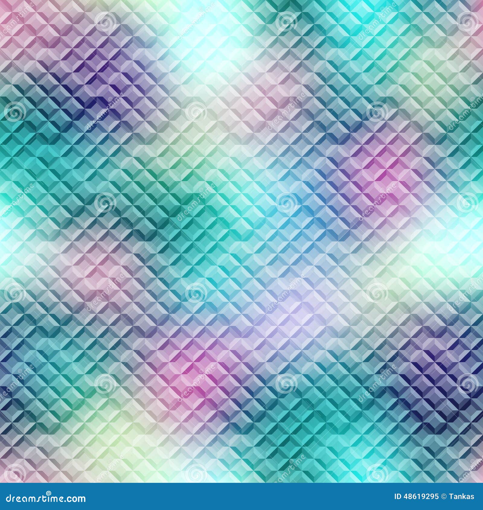 Diagonal Green Mosaic Staggered Stock Vector - Illustration of curve ...