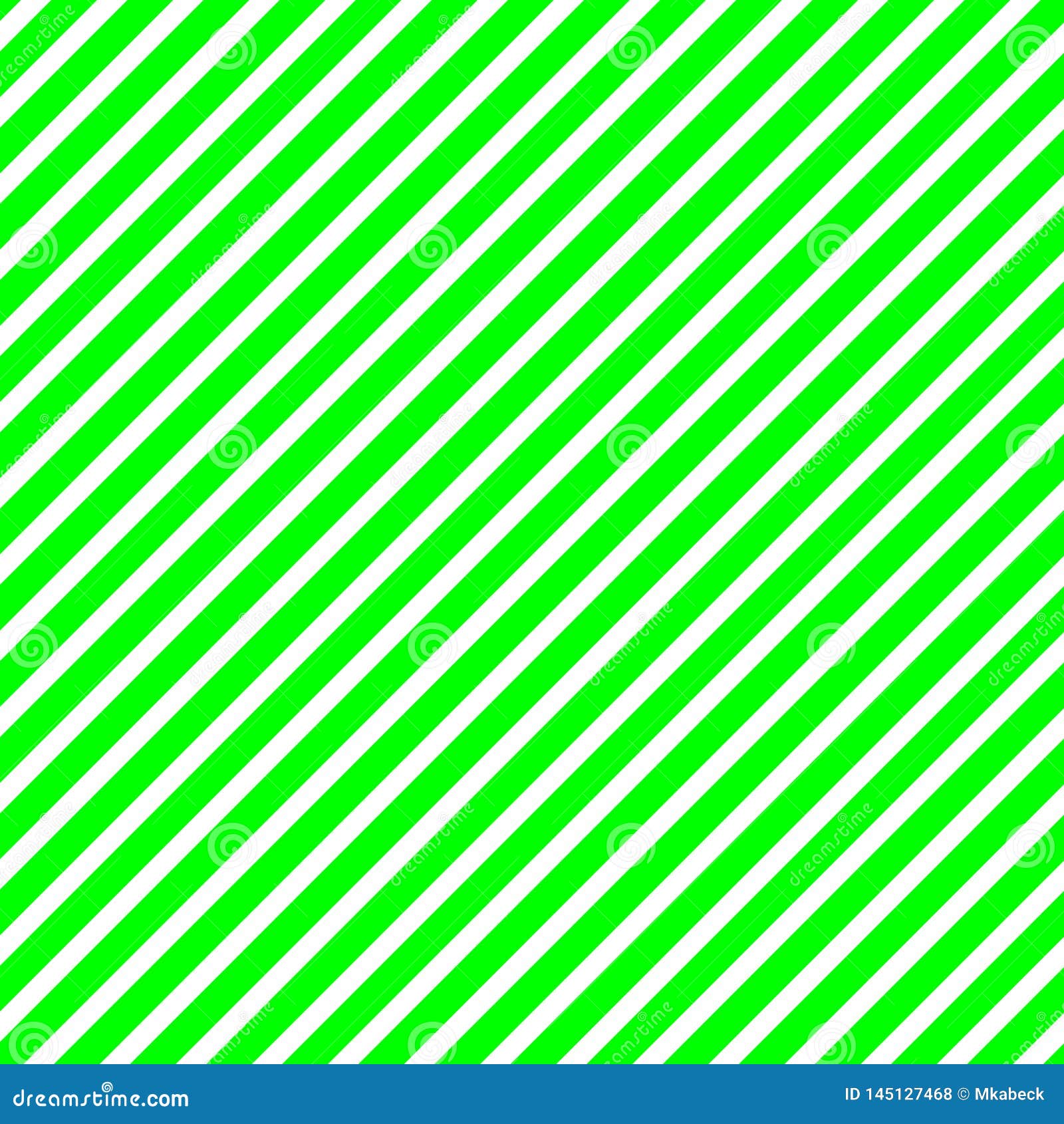 Diagonal Green and White Stripes Stock Illustration - Illustration of ...
