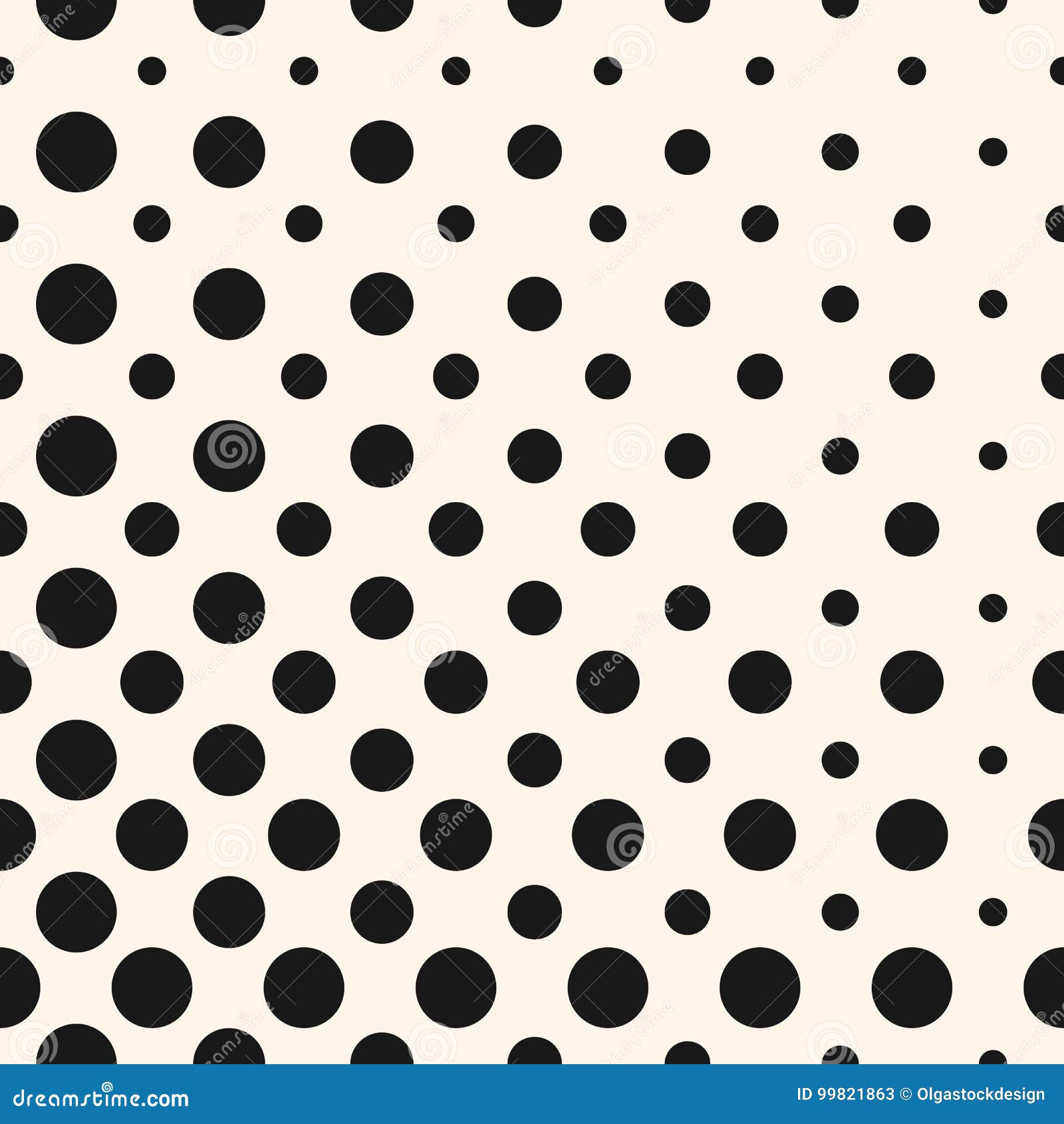 Diagonal Halftone Dots, Circles Vector Seamless Pattern. Stock Vector ...
