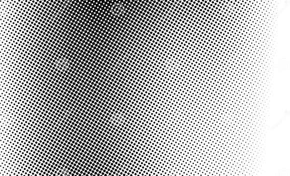Diagonal Halftone Pattern with Black Dots Creating a Gradient Effect on a White Background ...