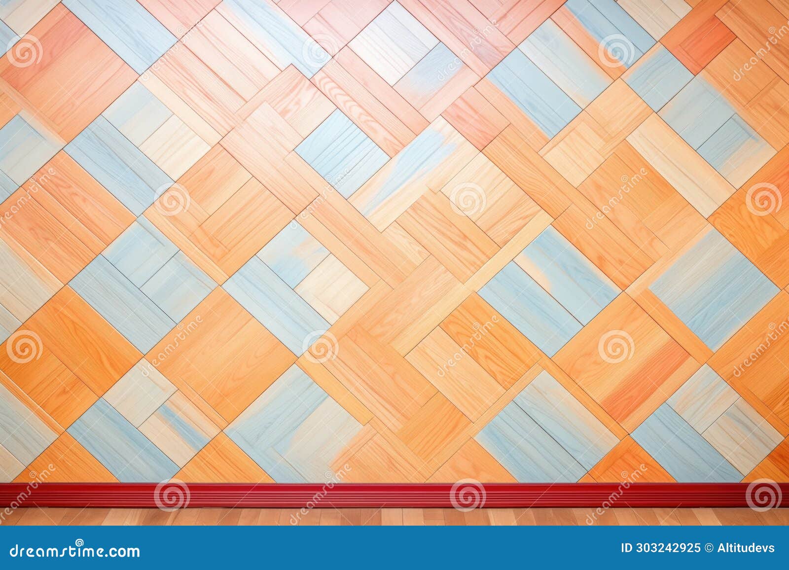Diagonal Layout Cherry Wood Parquet Design Stock Illustration ...