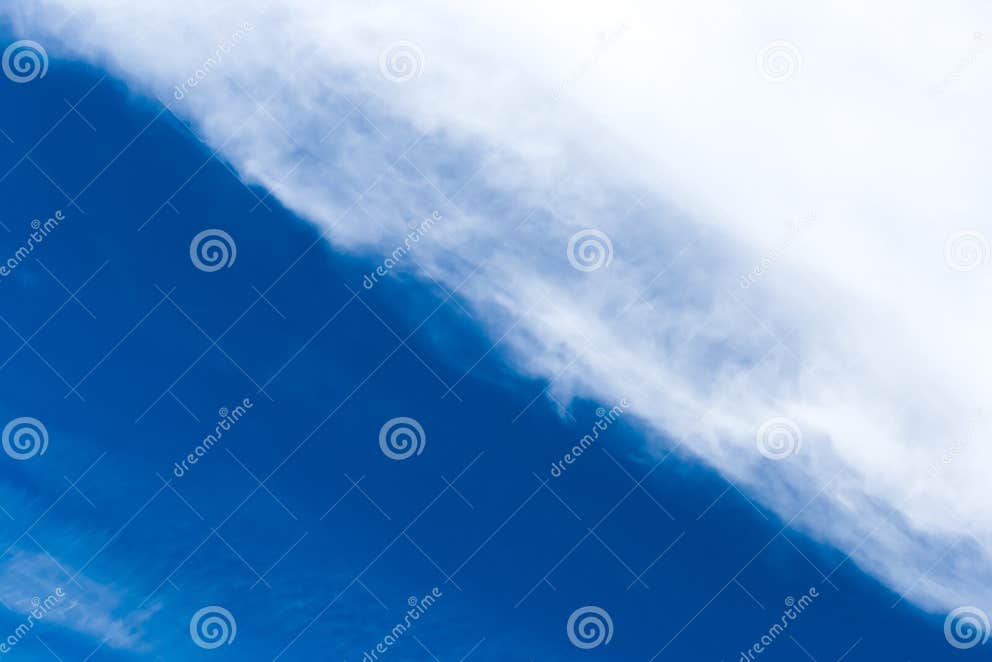 Diagonal Line Pattern Abstract Nature of White Clouds and Blue Sky ...