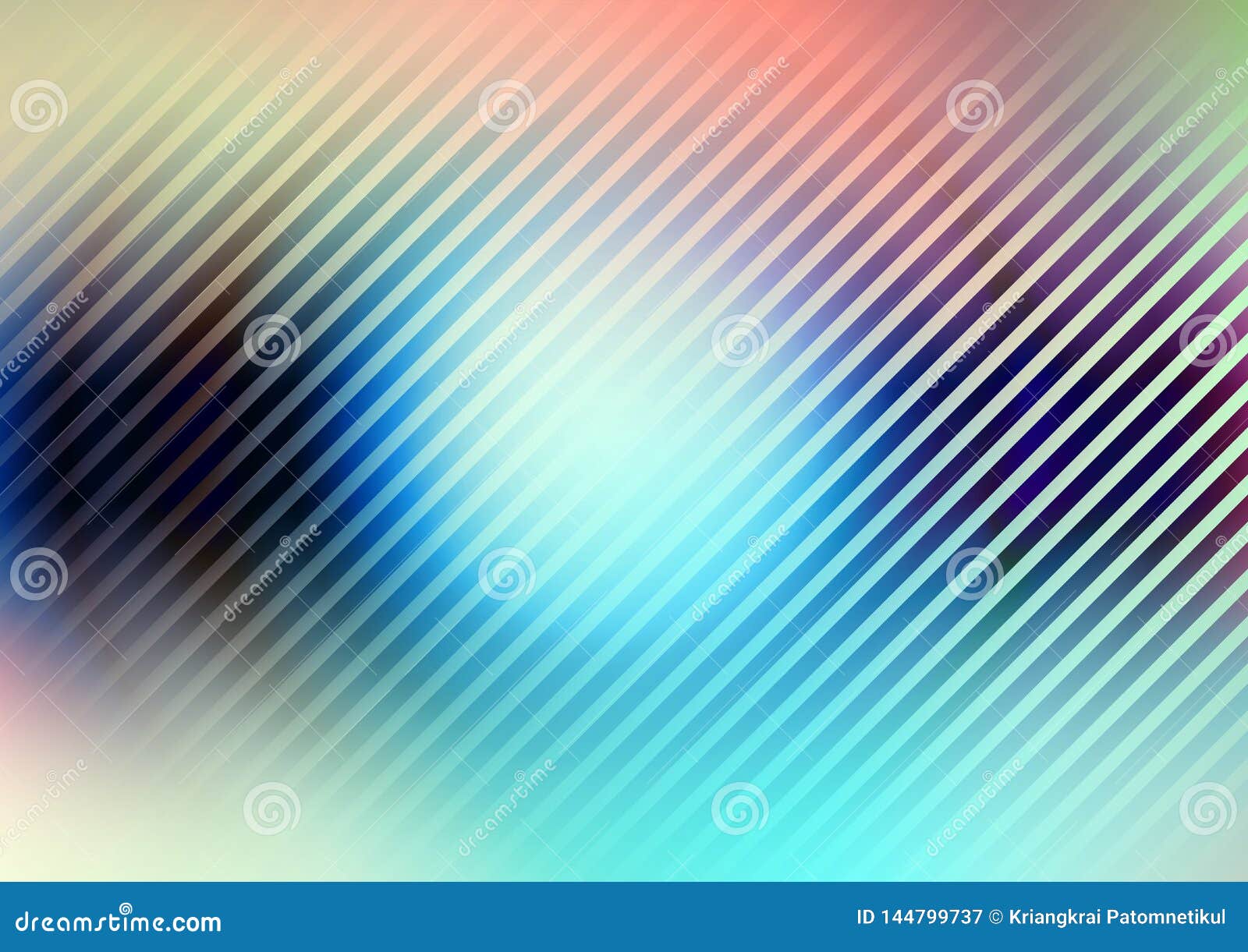 Diagonal Lines on Blurred Colors Background Stock Vector - Illustration ...