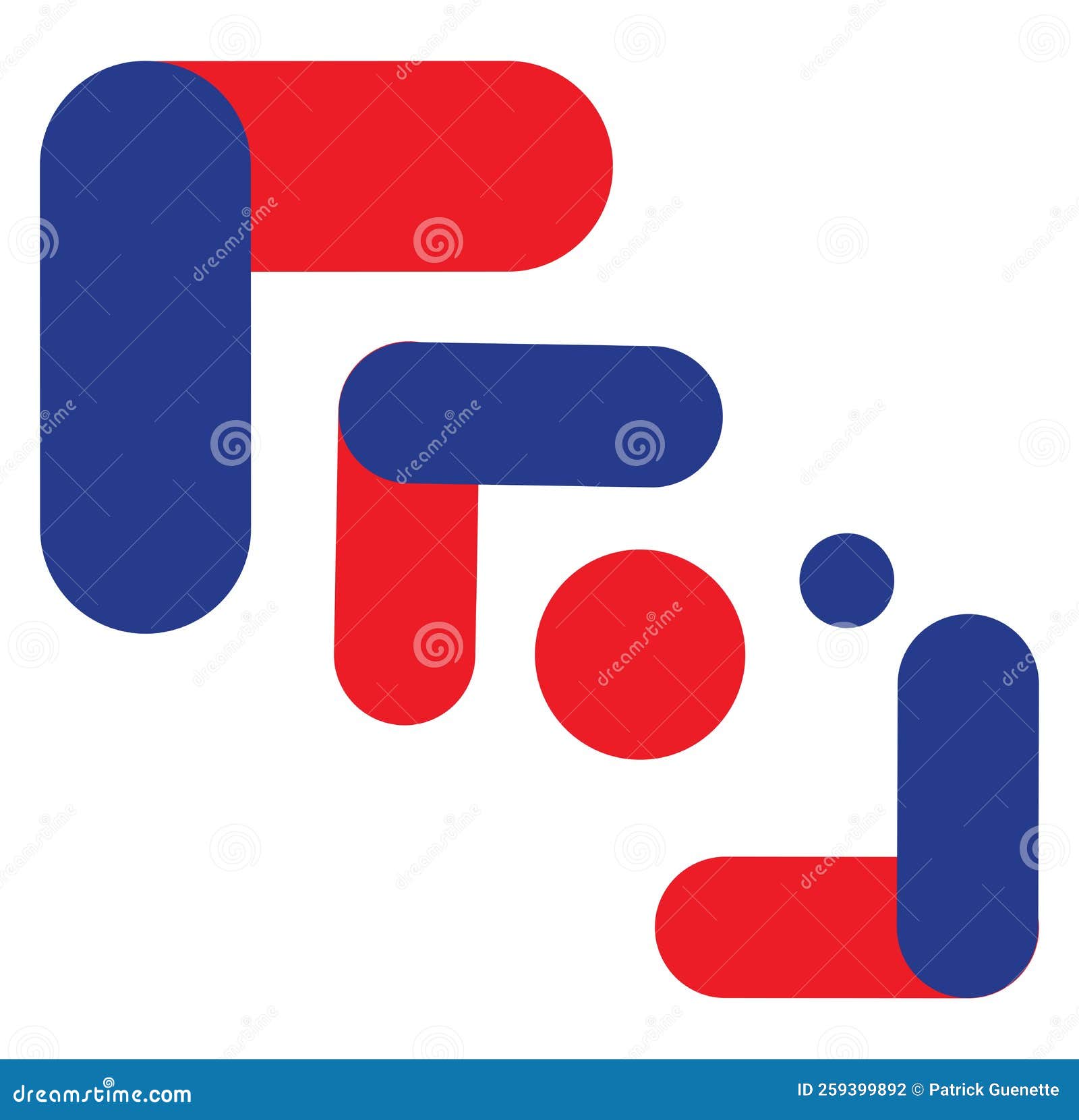 Diagonal logo, icon stock vector. Illustration of logo - 259399892