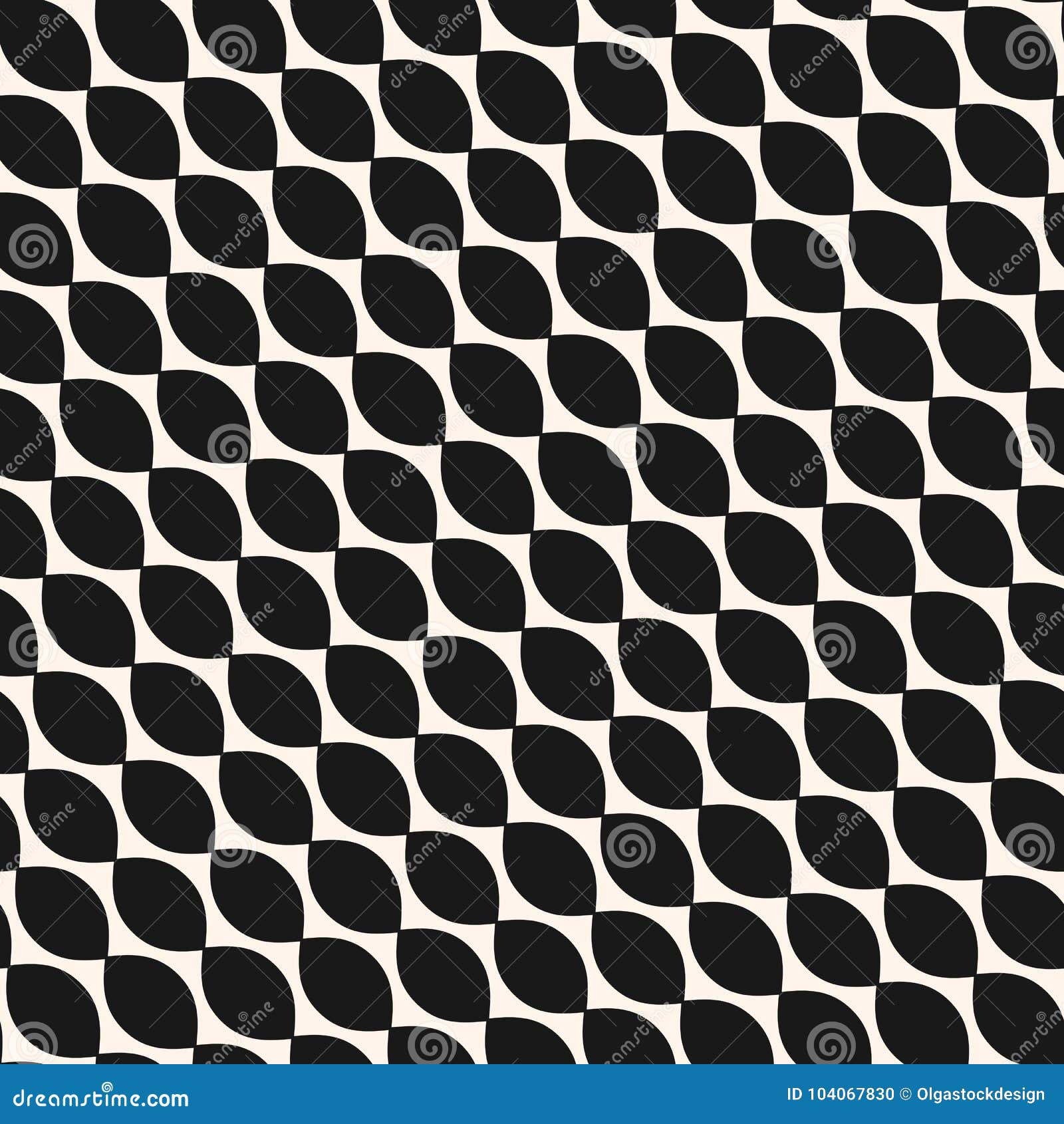 Diagonal Mesh Texture. Vector Seamless Pattern with Diagonal Grid, Mesh ...