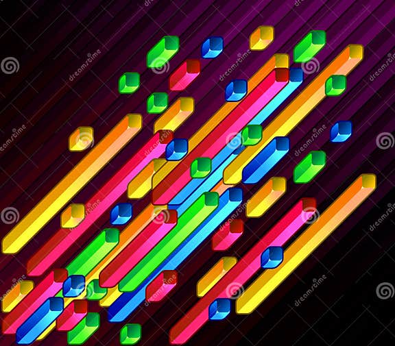 Diagonal multicolor bars stock illustration. Illustration of elegance ...