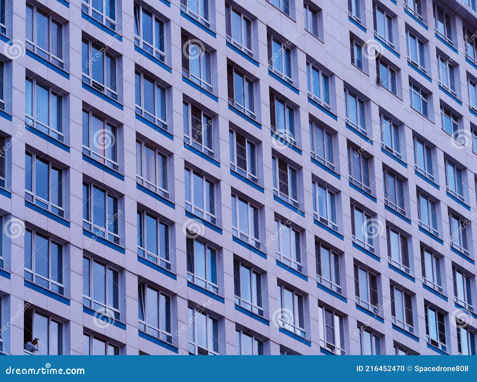 Diagonal Multiple Windows of Skyscraper Backdrop Stock Photo - Image of ...