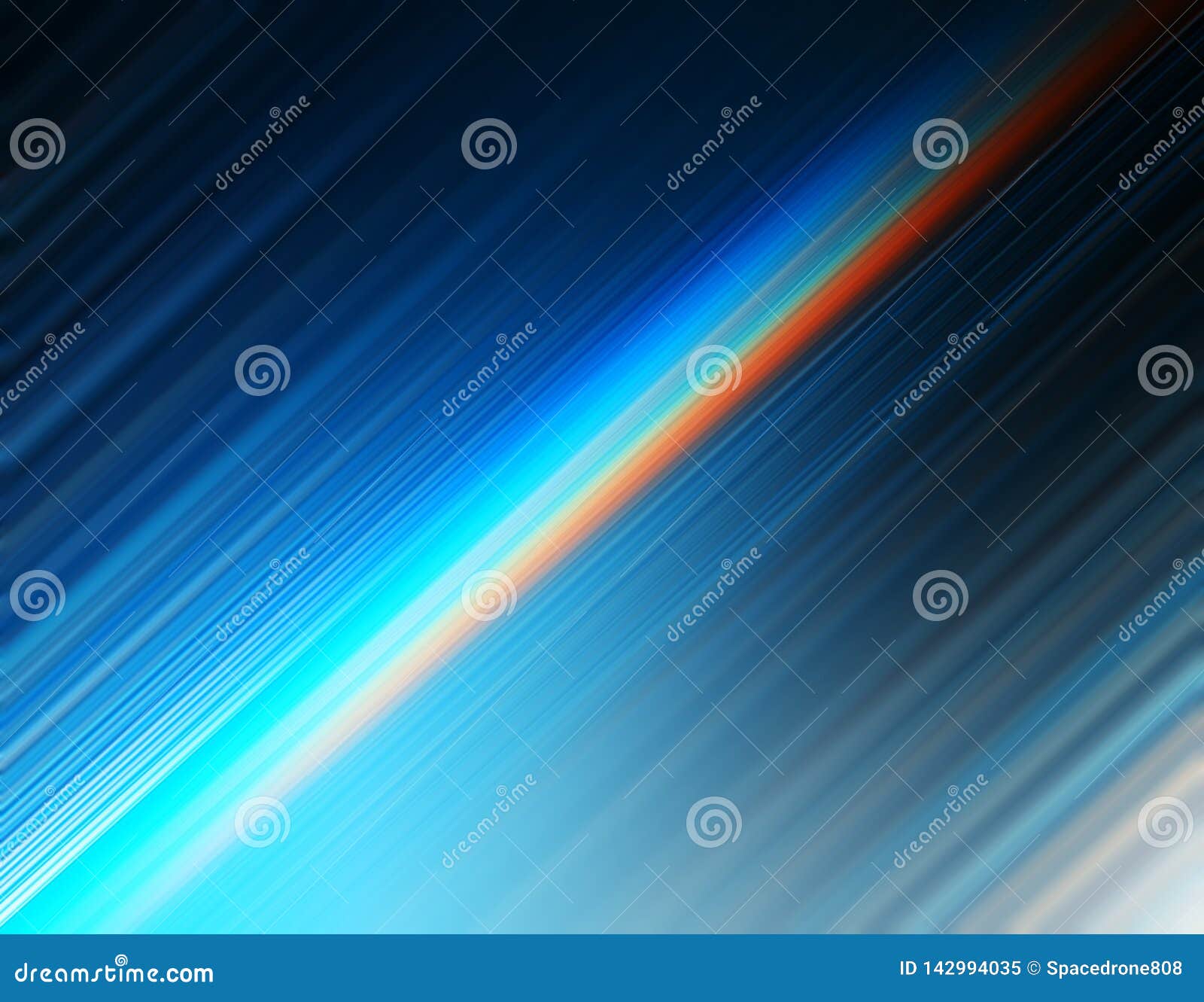 Sun Rays Spectrum. Solar Glow. Blurred Natural Background. Stock ...