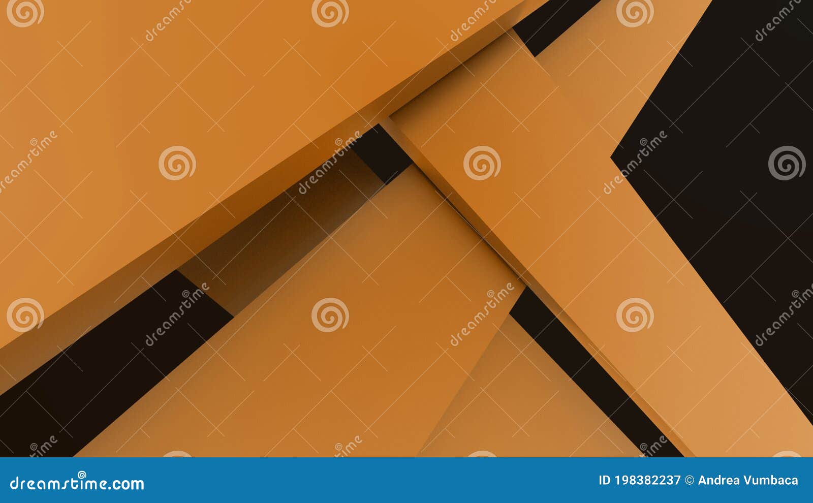 Diagonal Orange Dynamic Stripes on Black Background. Modern Abstract ...