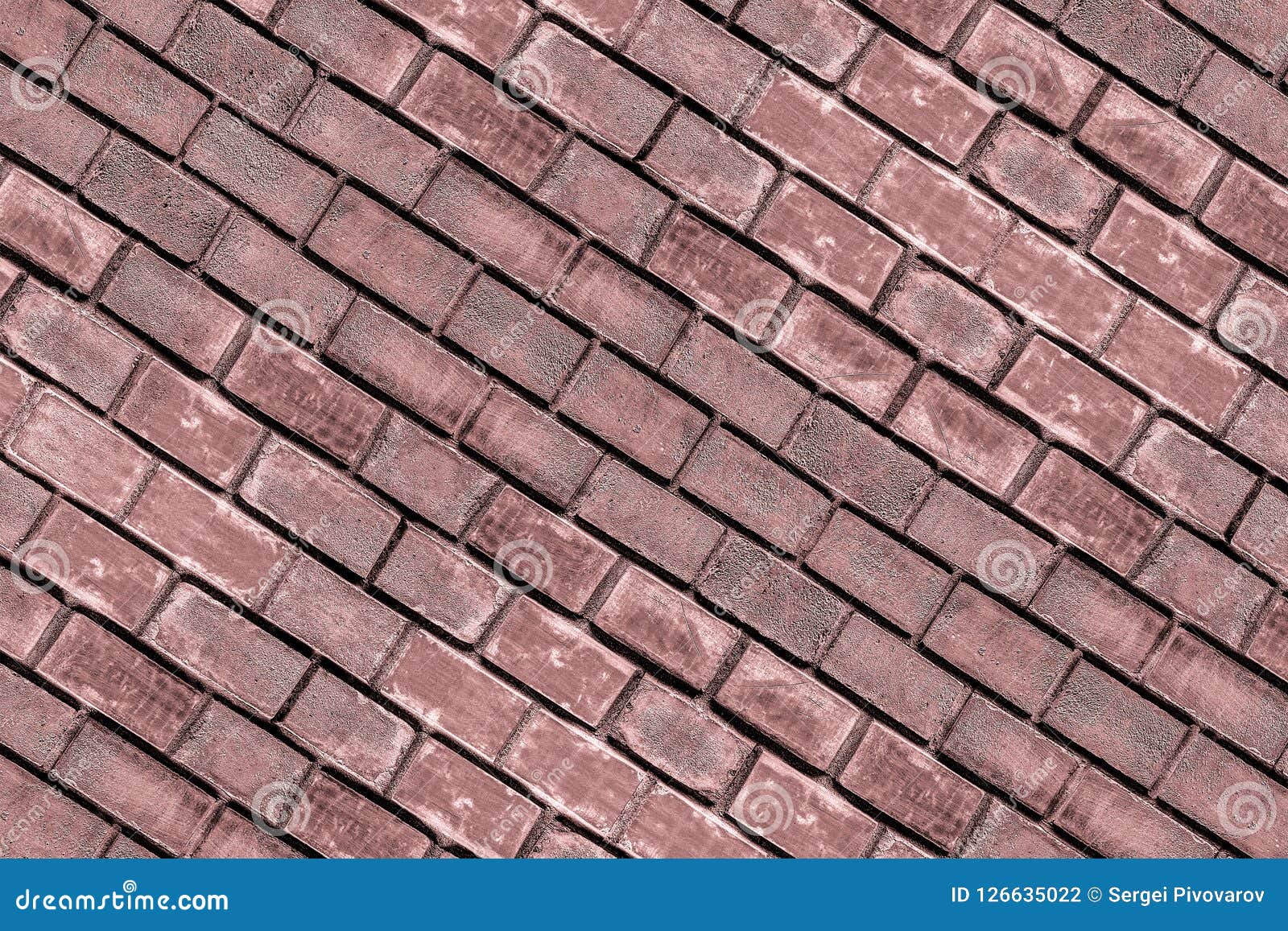 Diagonal Panel Brown Red Terracotta Rectangular Brick Wall Rectangular ...