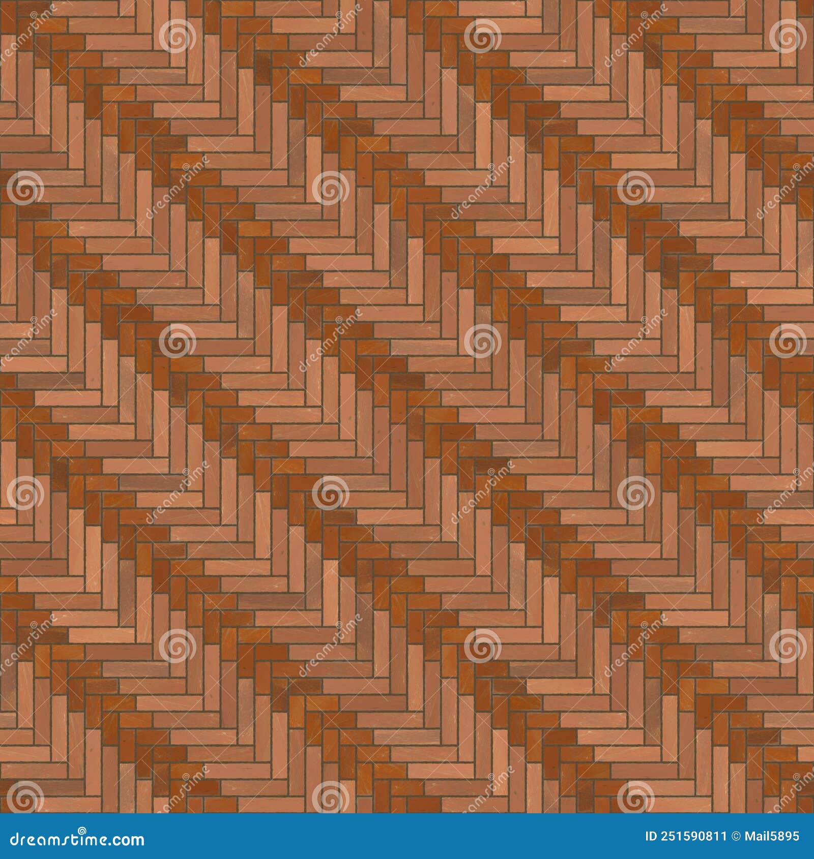 Diagonal Pattern Brick Surface Flooring Stock Illustration ...