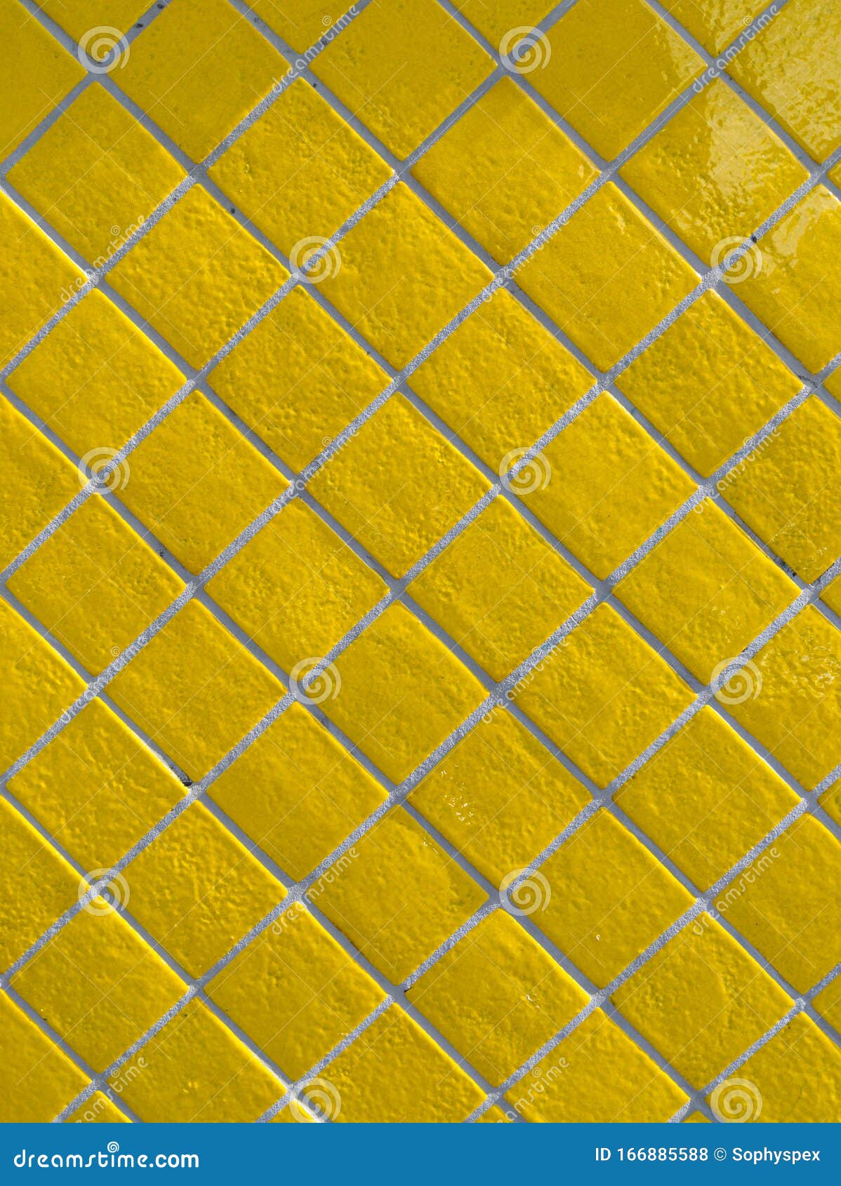 Full Frame Detail of Yellow Tiled Wall Stock Photo - Image of lines ...
