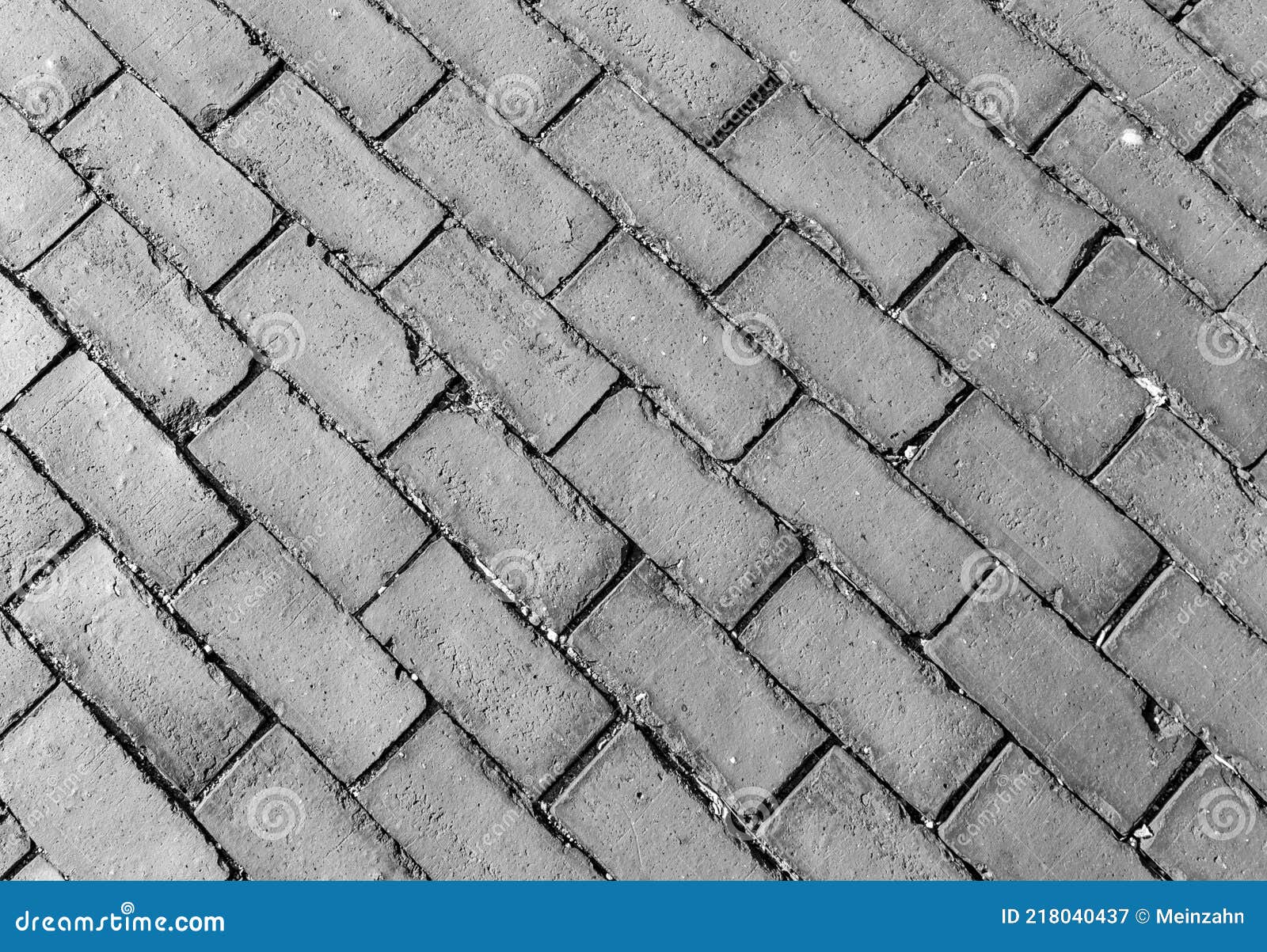 Diagonal Paved Pathway with Red Brick Stones Stock Image - Image of ...