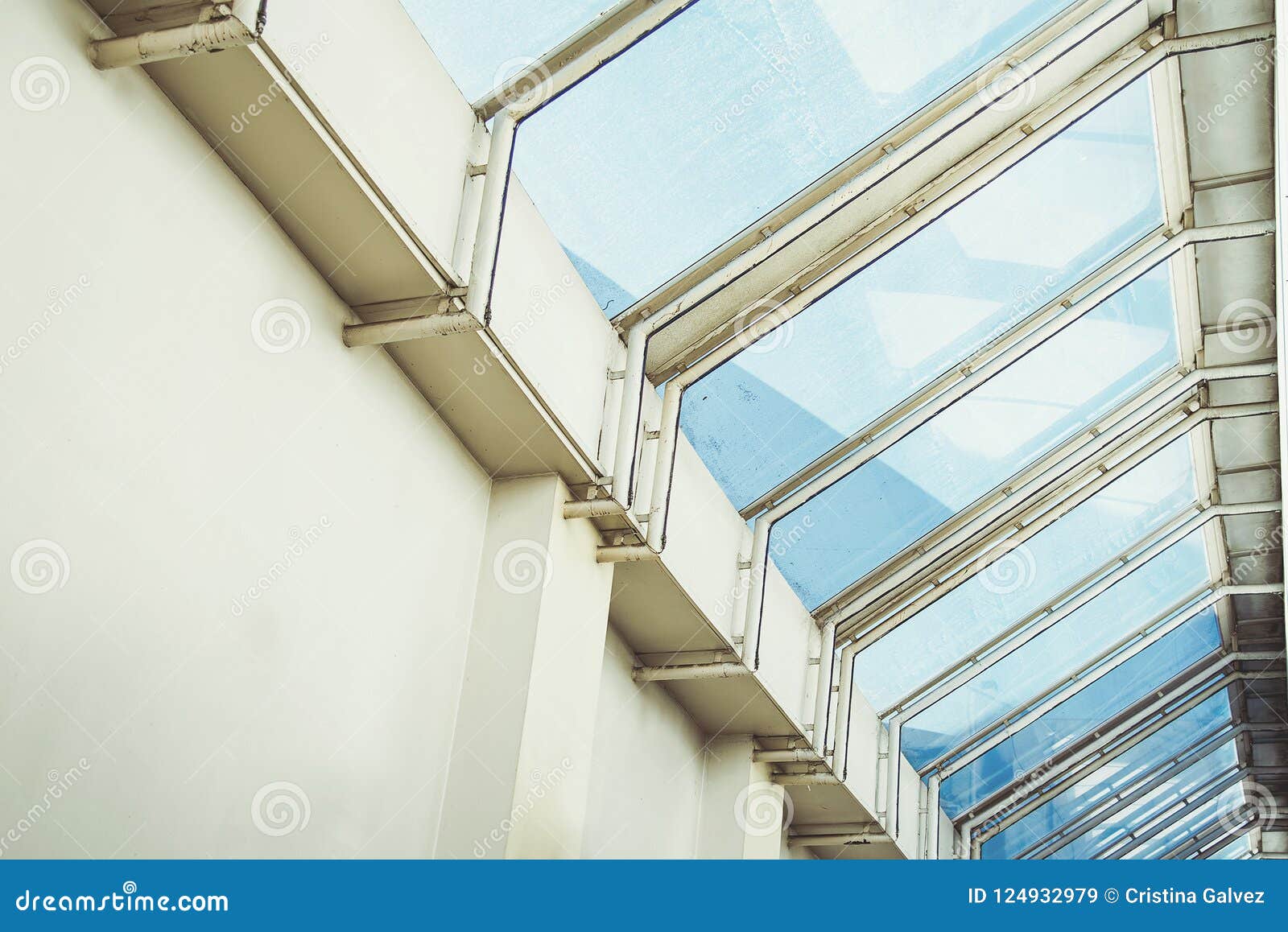 Diagonal Perspective Architecture Stock Image - Image of modern ...