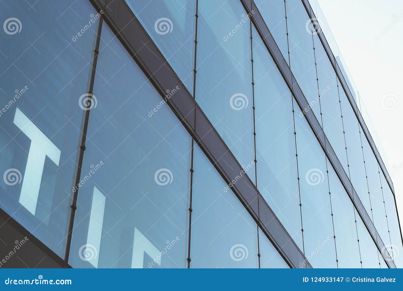 Diagonal Perspective Architecture Stock Image - Image of view, glass ...