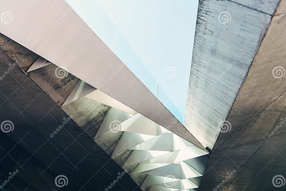 Diagonal Perspective Architecture Stock Photo - Image of structure ...