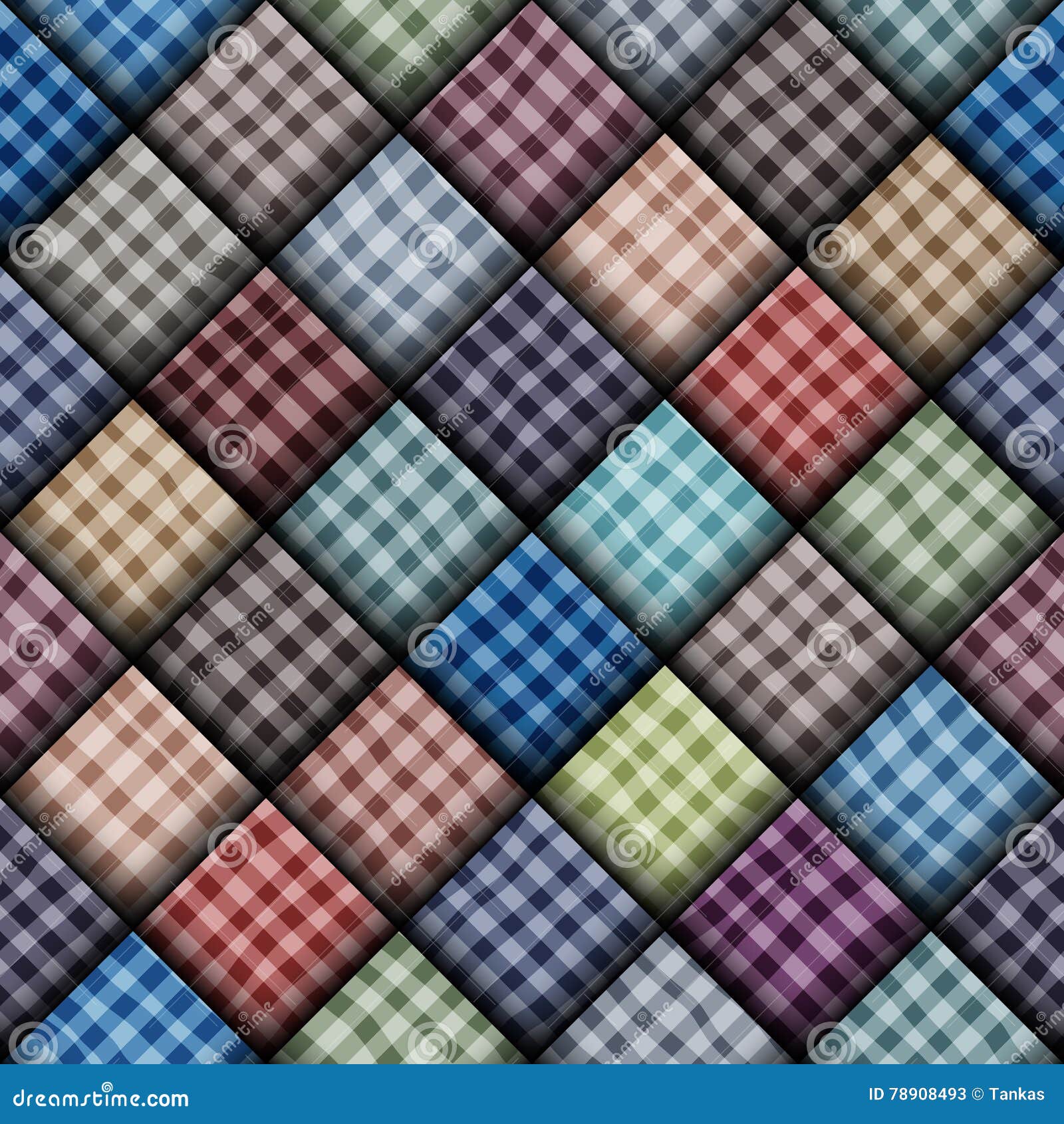 Diagonal plaid pattern. stock vector. Illustration of background - 78908493