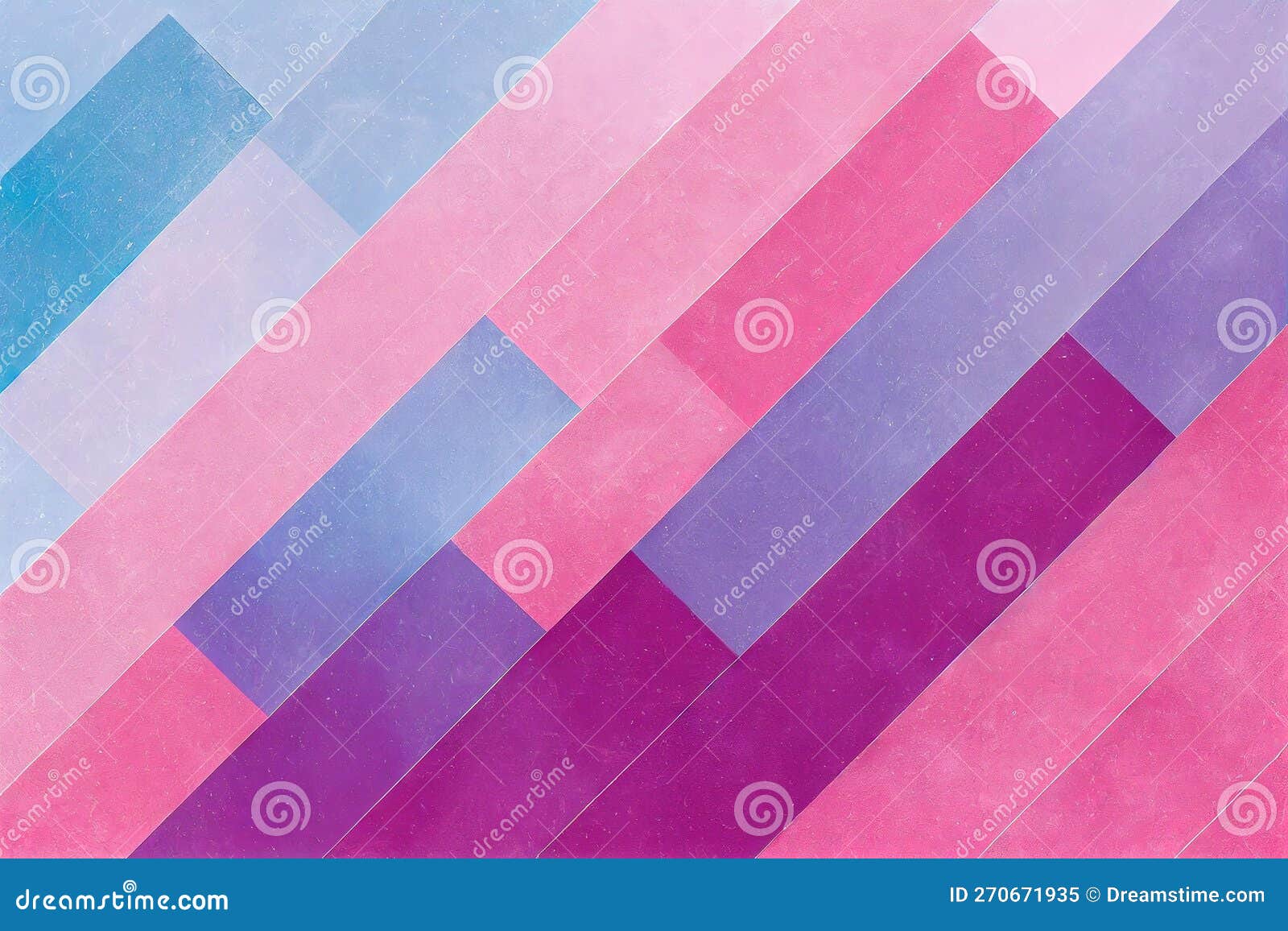 Diagonal Rectangle Textured Pink and Blue Tiles Pattern Background ...