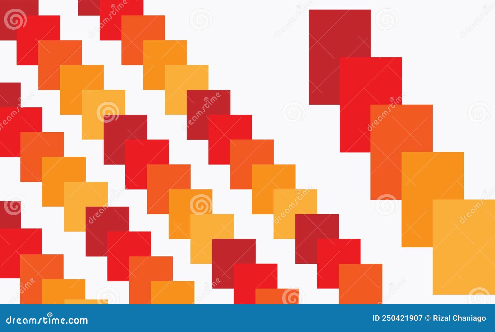 Diagonal Red Gradient Boxes with Background White Stock Illustration ...