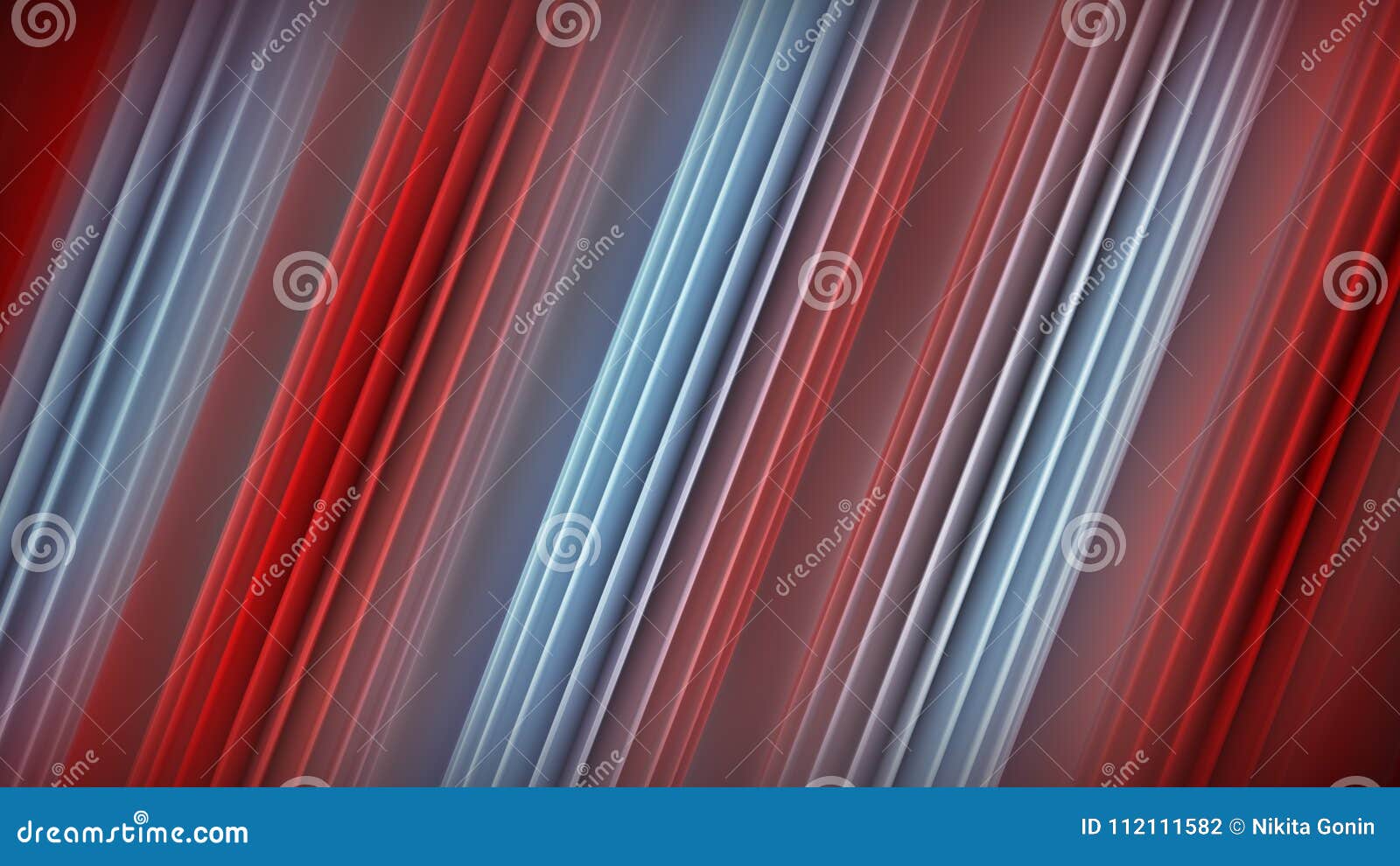 Diagonal Red Lines Abstract 3D Rendering Stock Illustration ...