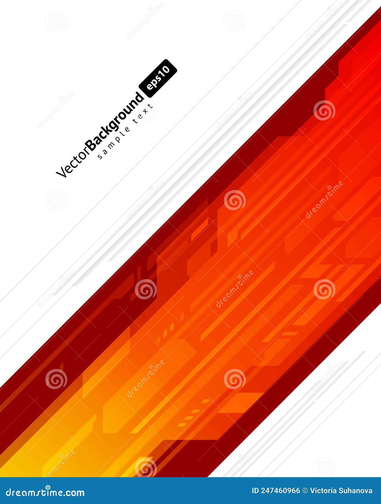 Diagonal Red Yellow Techno Stripe Innovation Background Digital Texture ...
