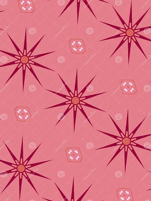 Diagonal Retro Star Patterns Stock Illustration - Illustration of ...