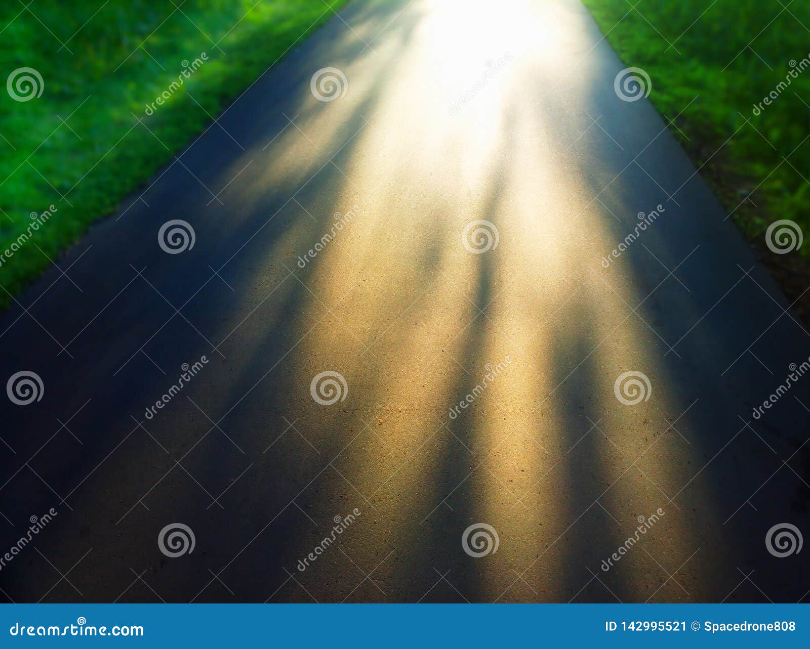 Diagonal Road with Lights and Shadows Texture Background Stock Image ...